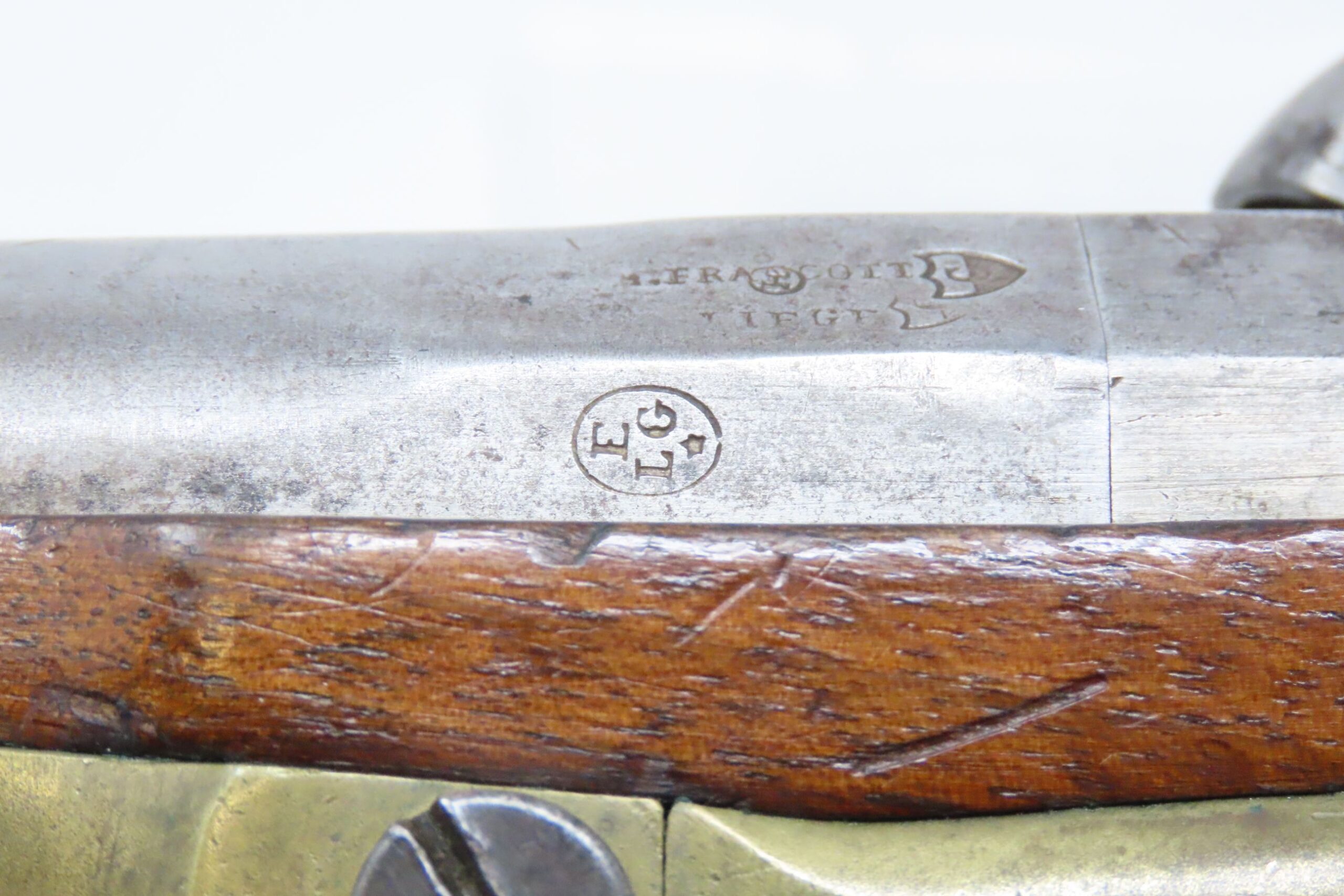 Belgian Francotte Swiss Contract Model 1840 Pistol with Canton Markings ...