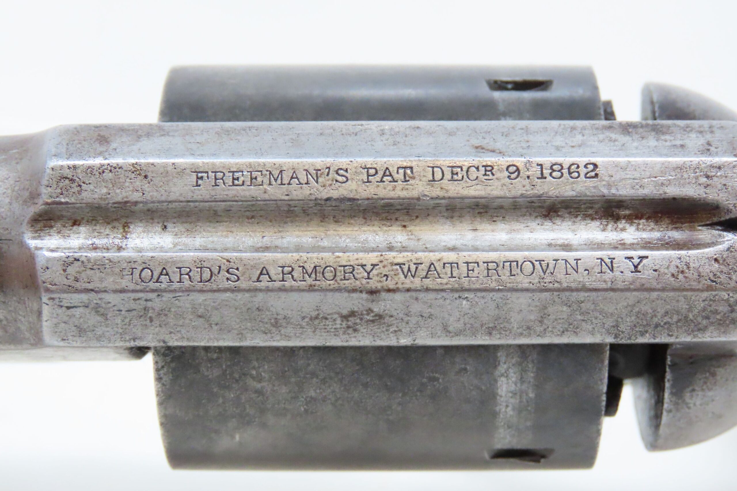 Civil War Hoard’s Armory Freeman Army Model Percussion Revolver 12.28. ...