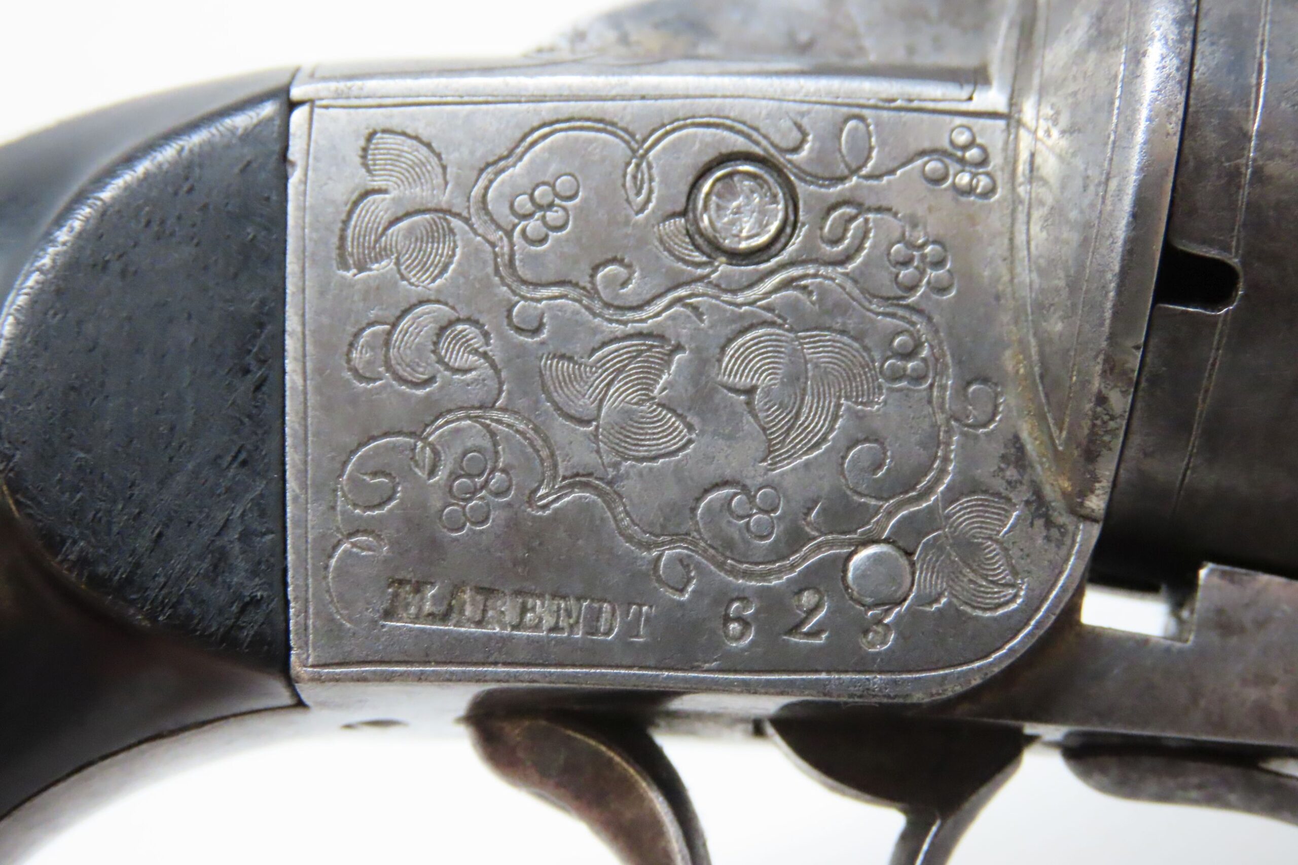 Engraved mariette Revolver 11.17.21 C&RAntique016 | Ancestry Guns