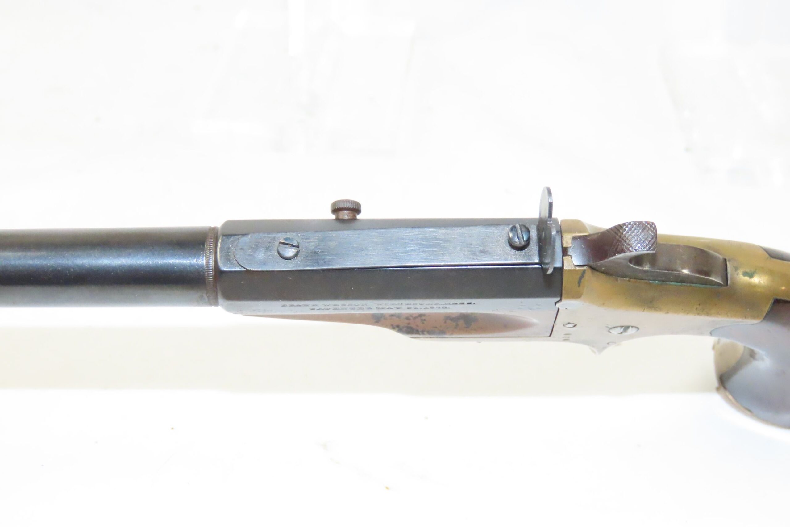 Frank Wesson Pocket Rifle with Matchine Stock 3.31.22 C&RAntique010 ...