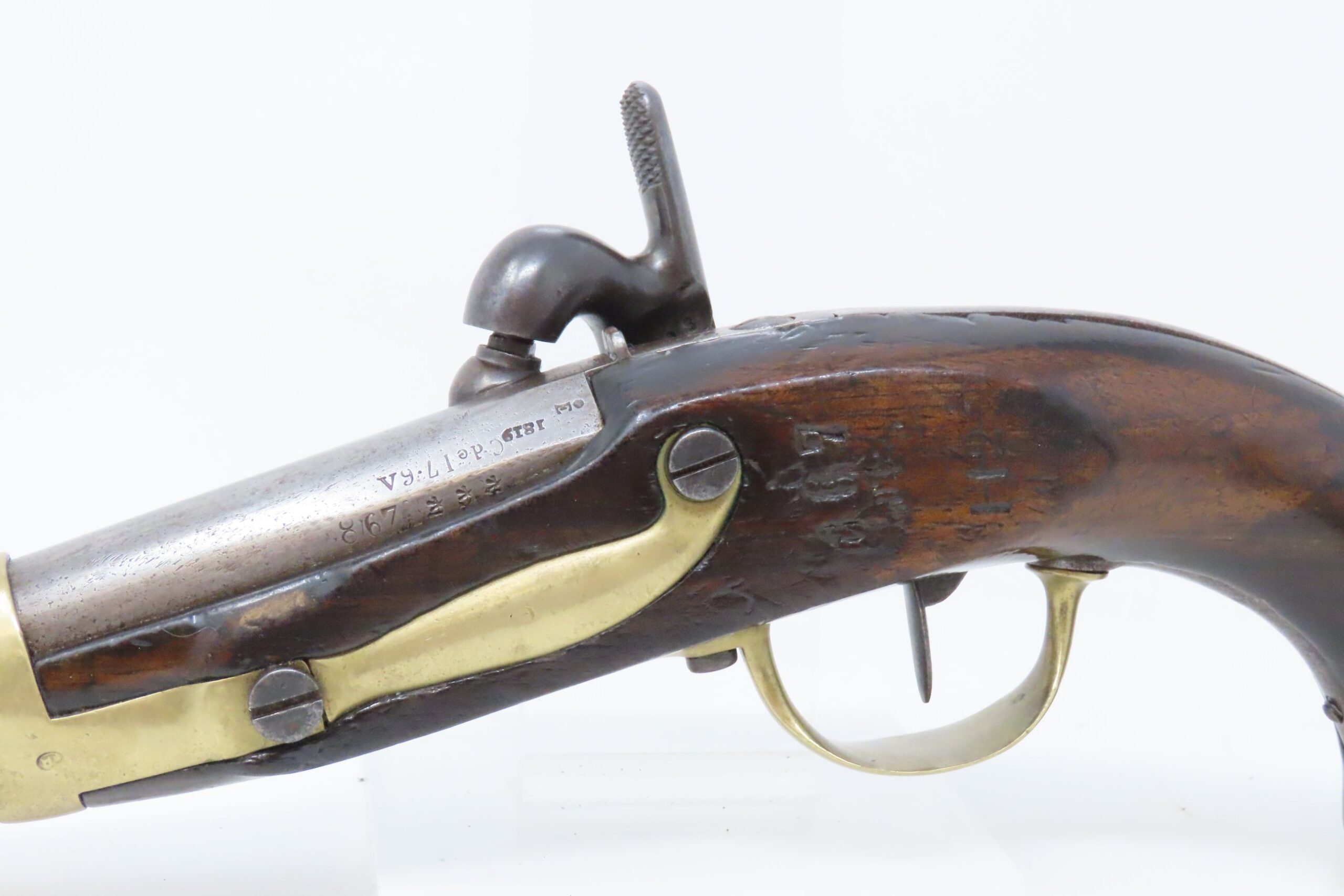 French Charleville Model 1822 42 Conversion Pistol 2.9.22 C&RAntique019 ...