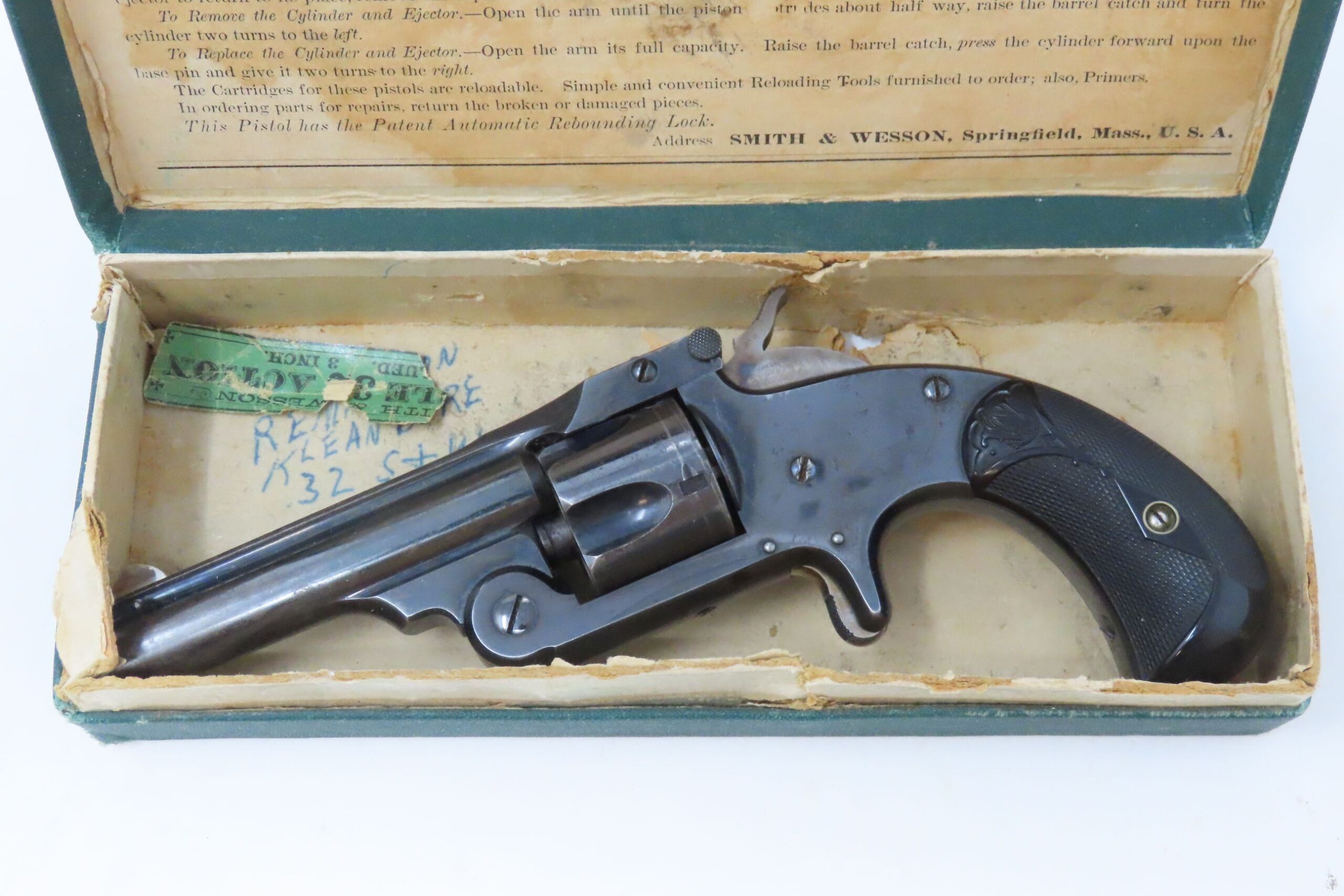 Smith & Wesson Model .32 Single Action Model 1.5 Revolver 1.13.22 C ...