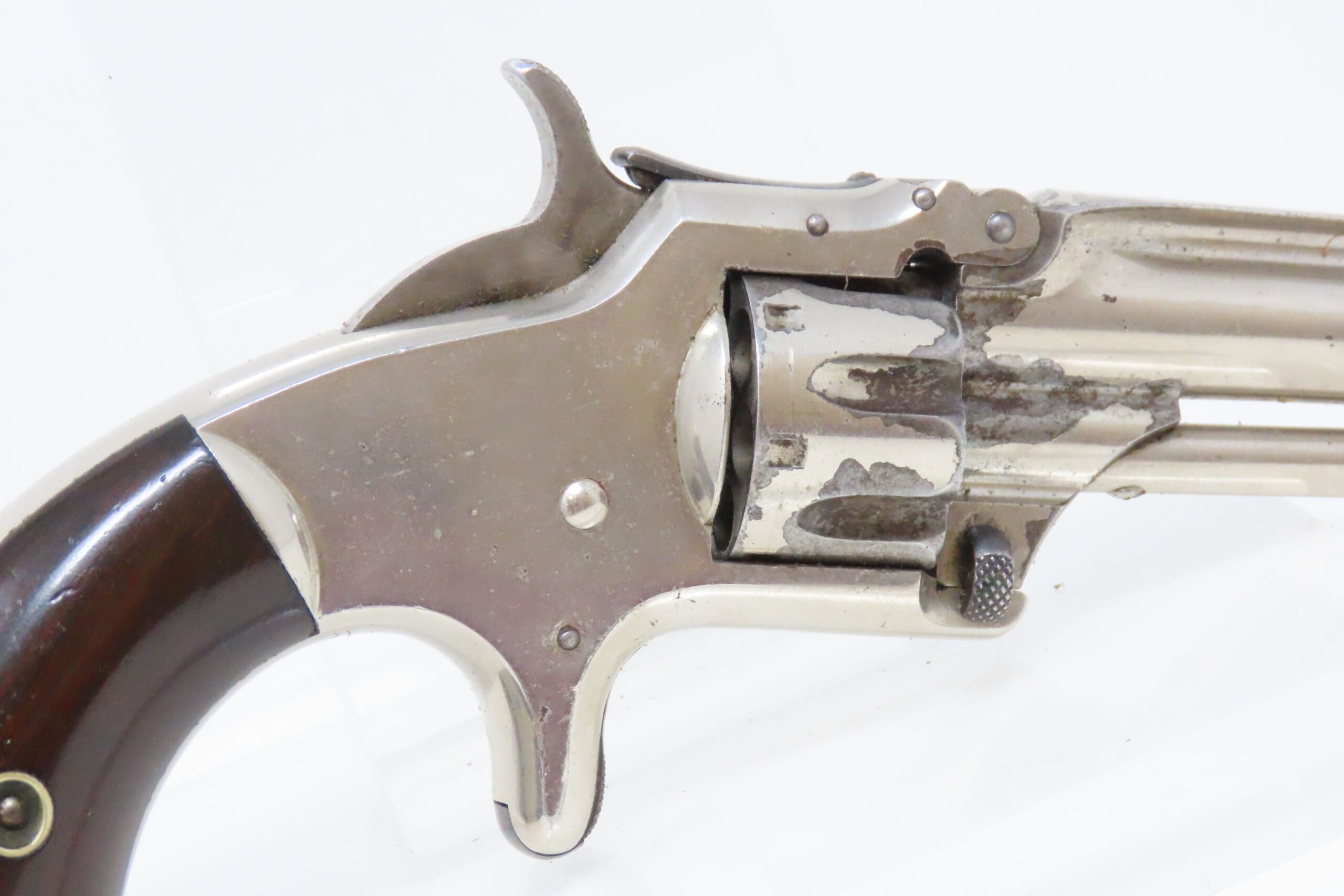 Smith & Wesson No. 1 Third Issue Spur Trigger Revolver with Holster 12. ...