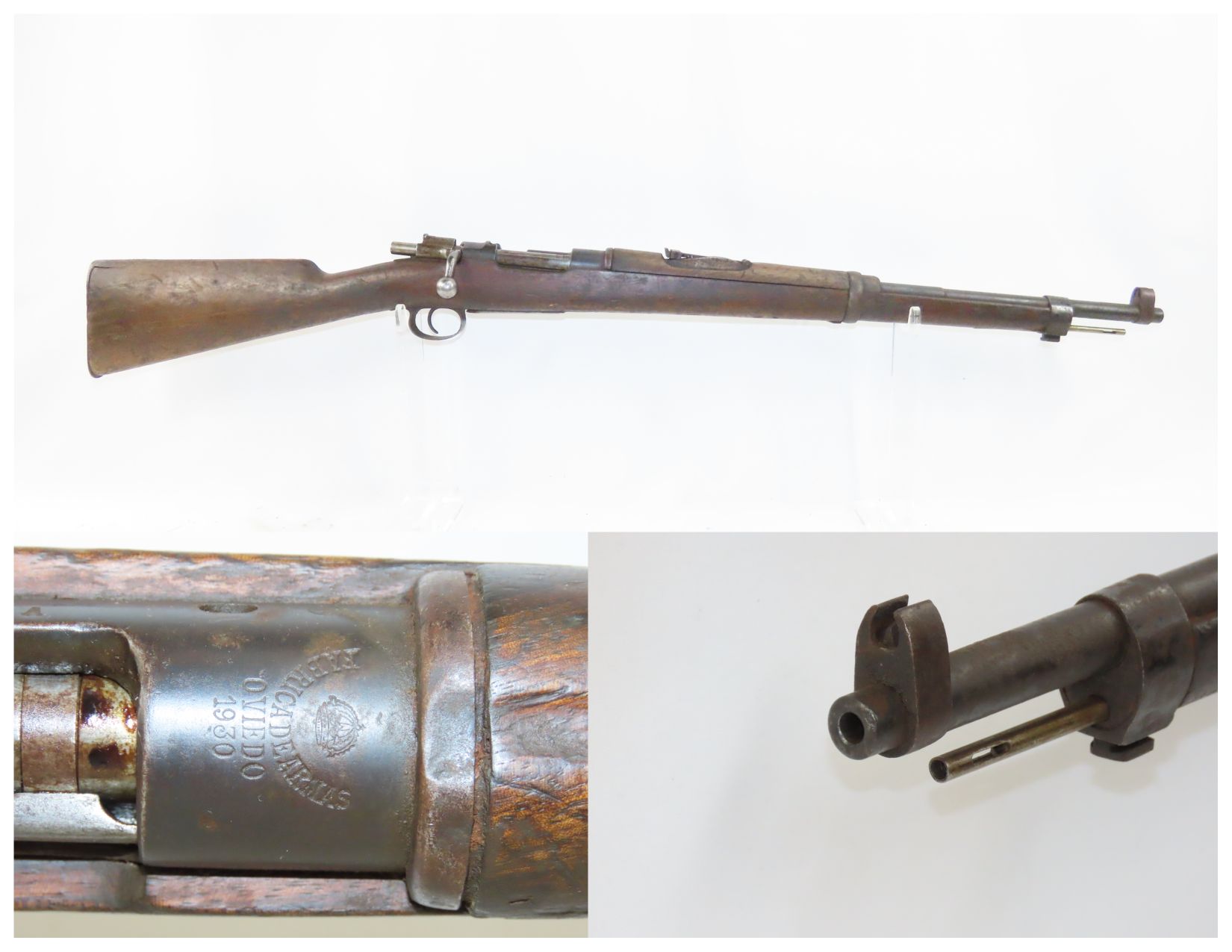 Spanish Model 93 Mauser Rifle 4.5.22 C&RAntique001 | Ancestry Guns