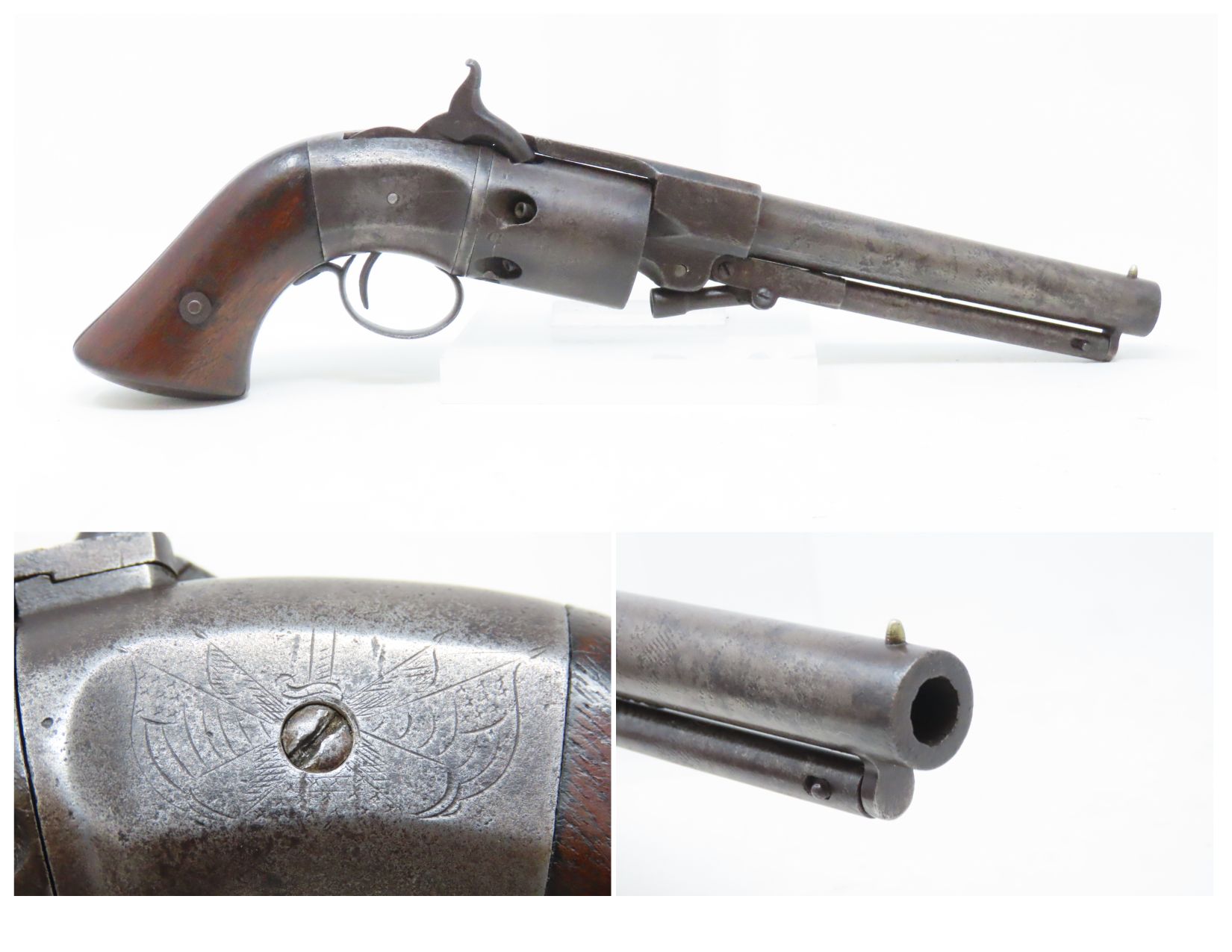 Springfield Arms Co. Single Trigger Navy Model Percussion Revolver 1.13 ...