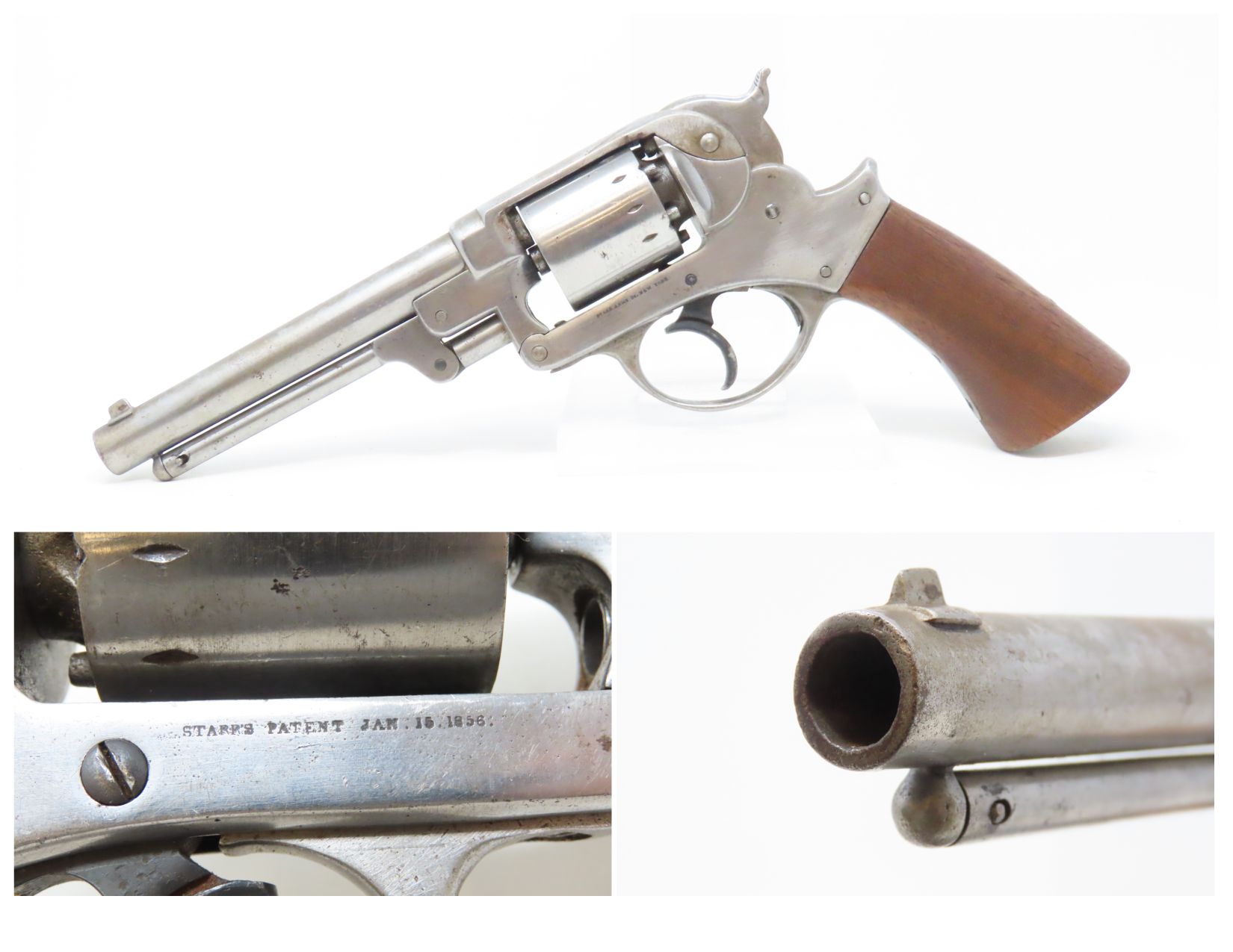 Starr Model 1858 Army Double Action Revolver 1.13.22 C&RAntique001 ...