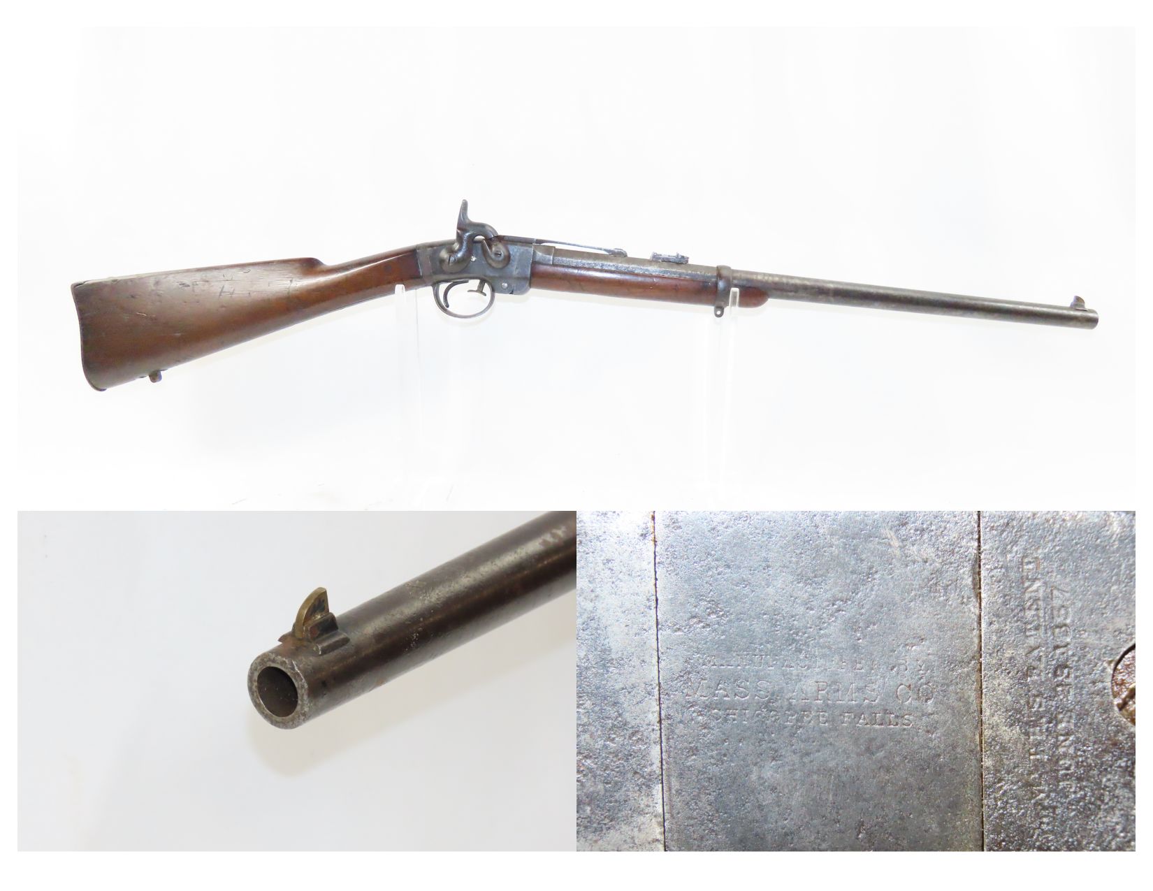 American Machine Works Smiths Patent Percussion Carbine 11.15.21 C ...