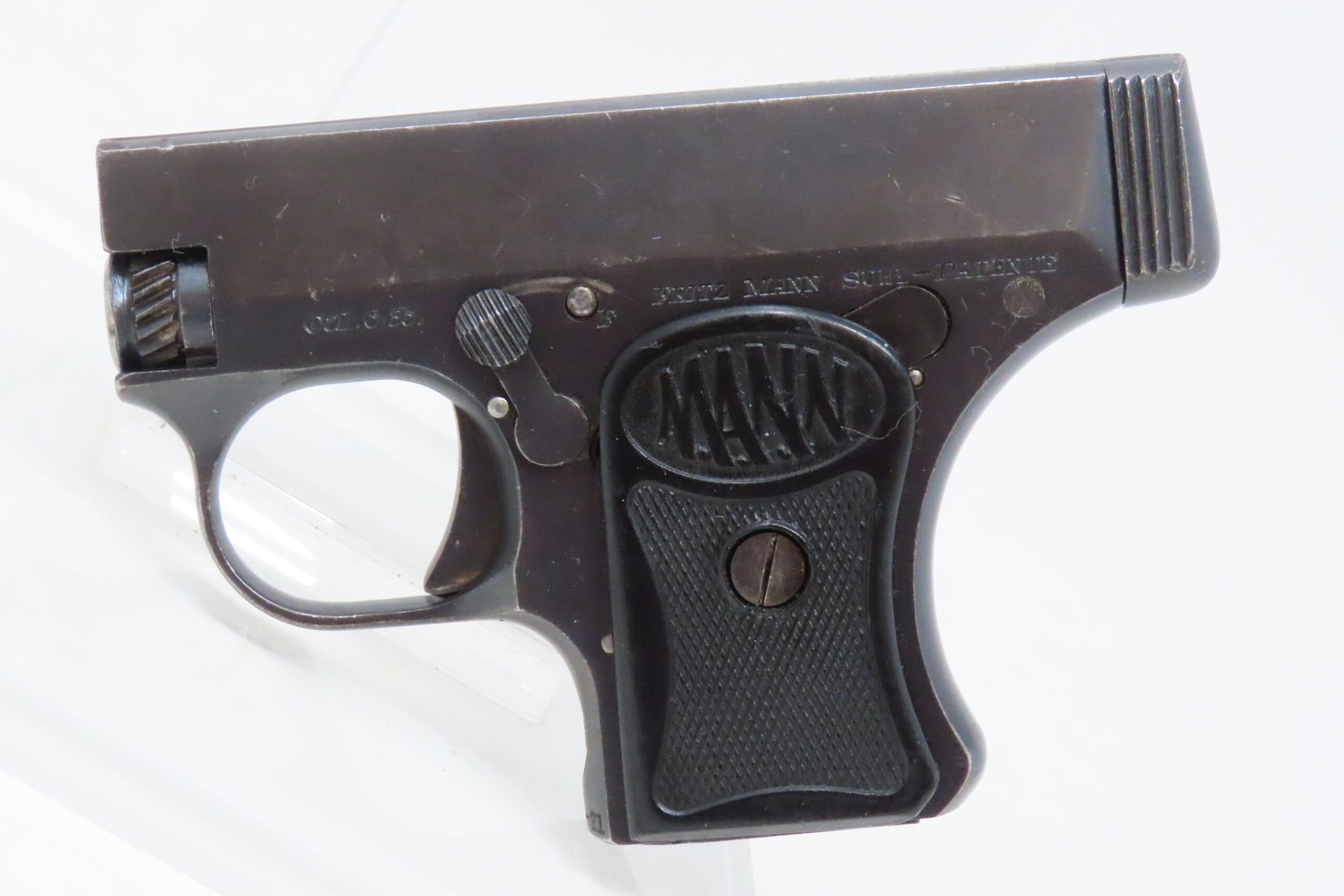 Fritz Mann Model 1921 POcket Pistol 4.25.22 C&RAntique002 | Ancestry Guns