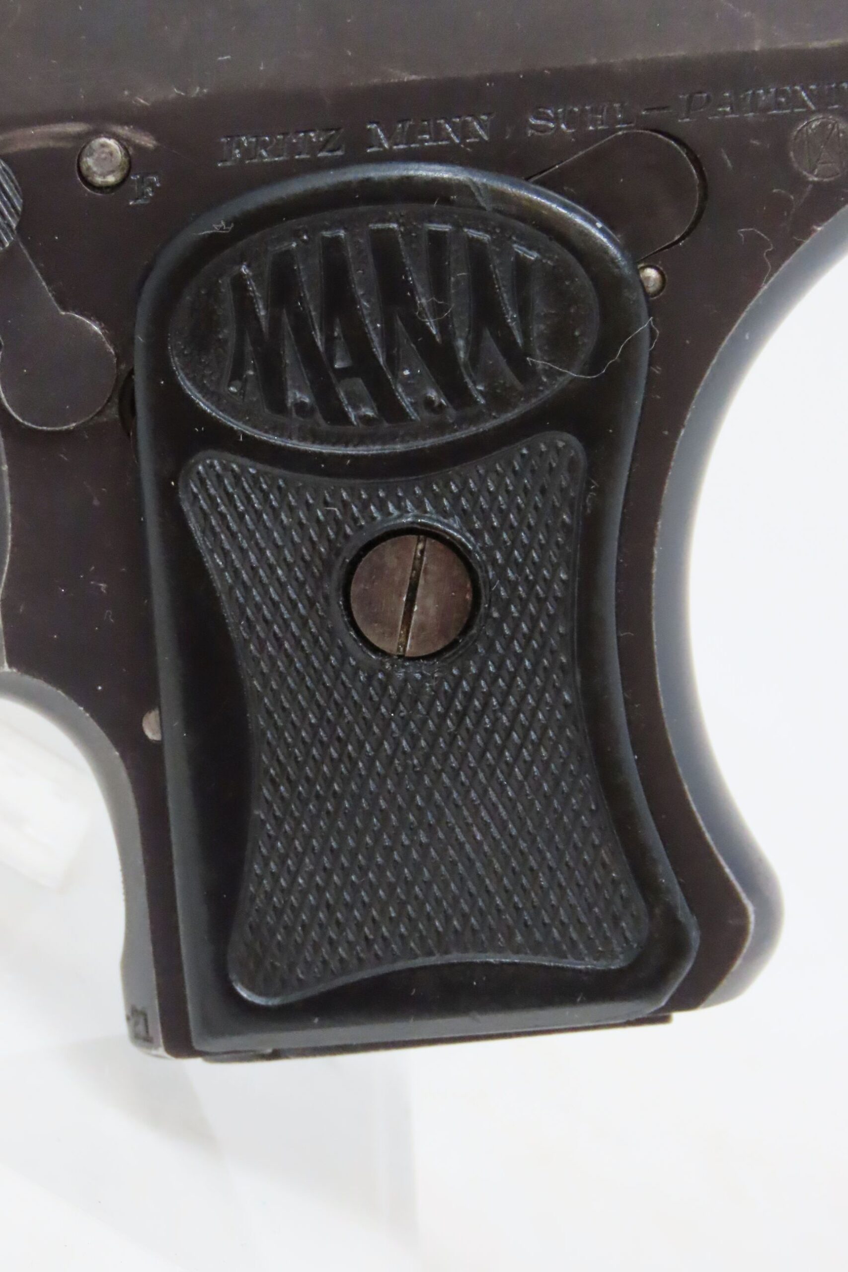 Fritz Mann Model 1921 POcket Pistol 4.25.22 C&RAntique003 | Ancestry Guns