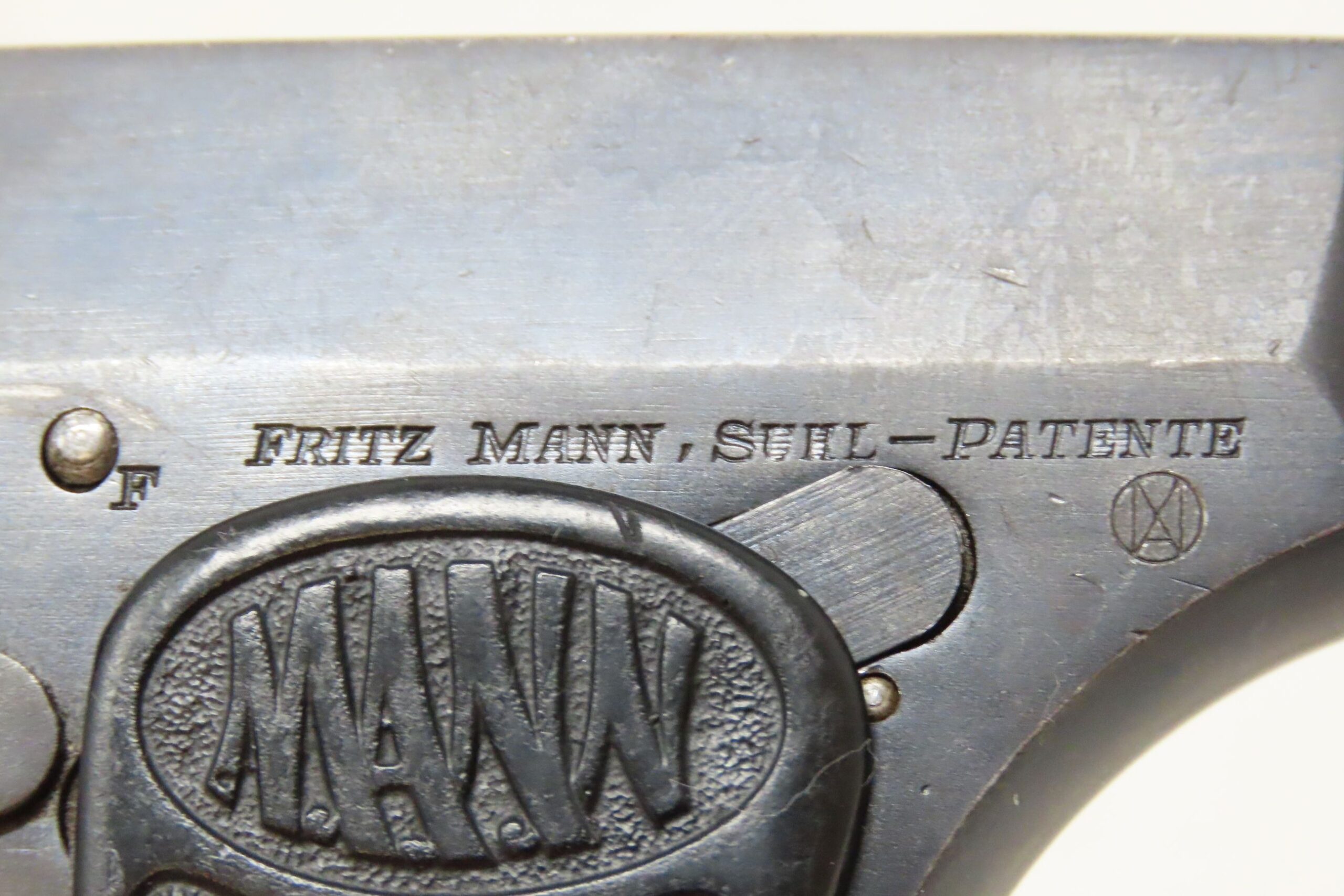 Fritz Mann Model 1921 POcket Pistol 4.25.22 C&RAntique006 | Ancestry Guns