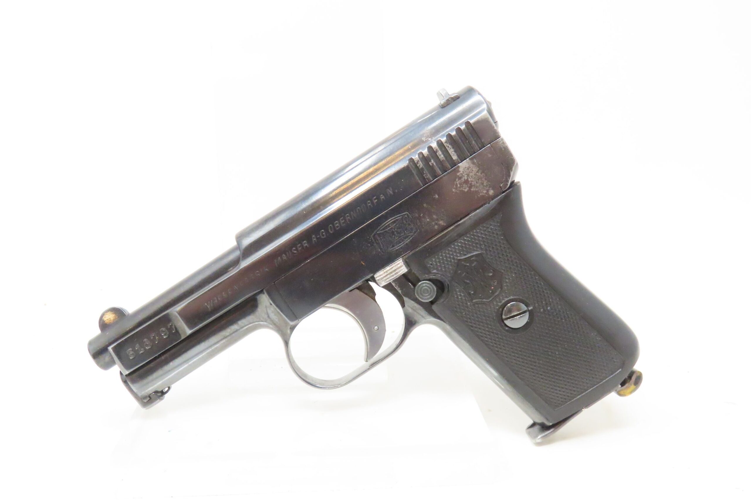 Mauser MOdel 110 14 Pistol with Hollster 4.15.22 C&RAntique004 ...