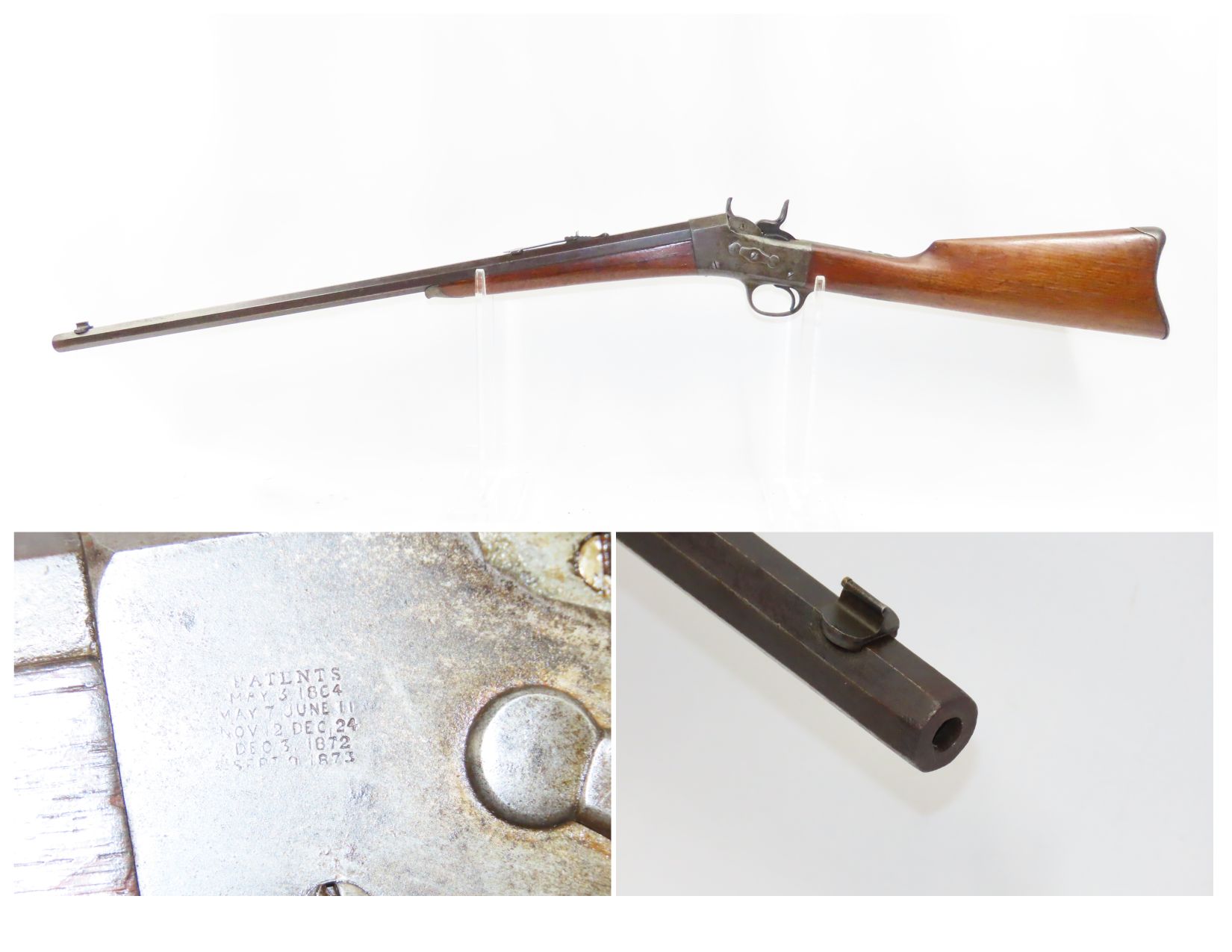 Remington Arms Rolling Block Rimfire Sporting Rifle 2.8.22 C ...