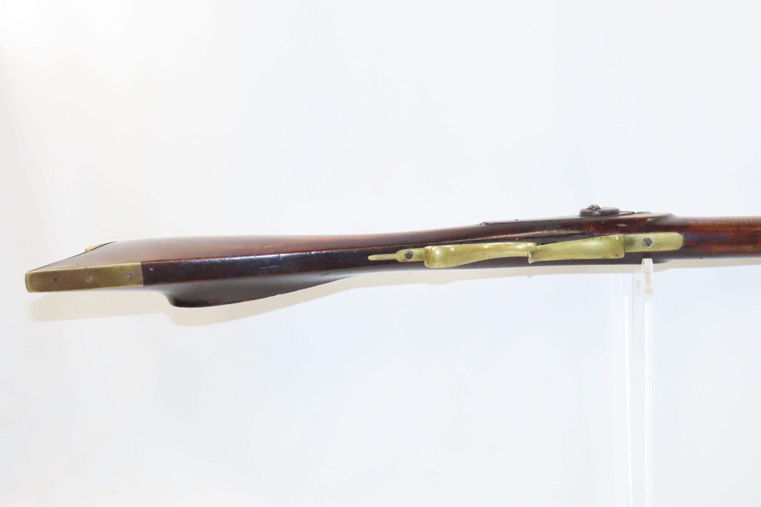 American Half Stock Percussion Rifle with S. hawken St. Louis Marked ...