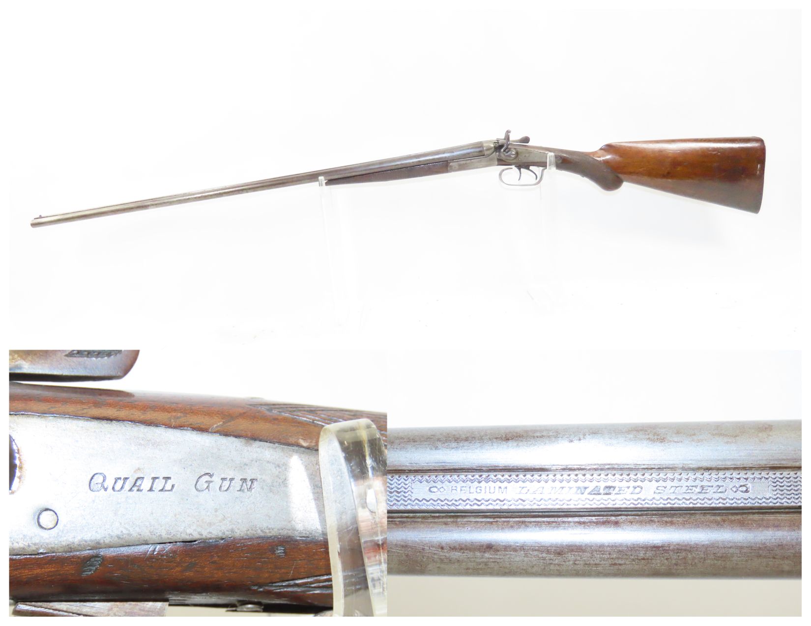 Belgian .410 Bore Quail Gun Hammer Shotgun 6.22 C&RAntique001 ...