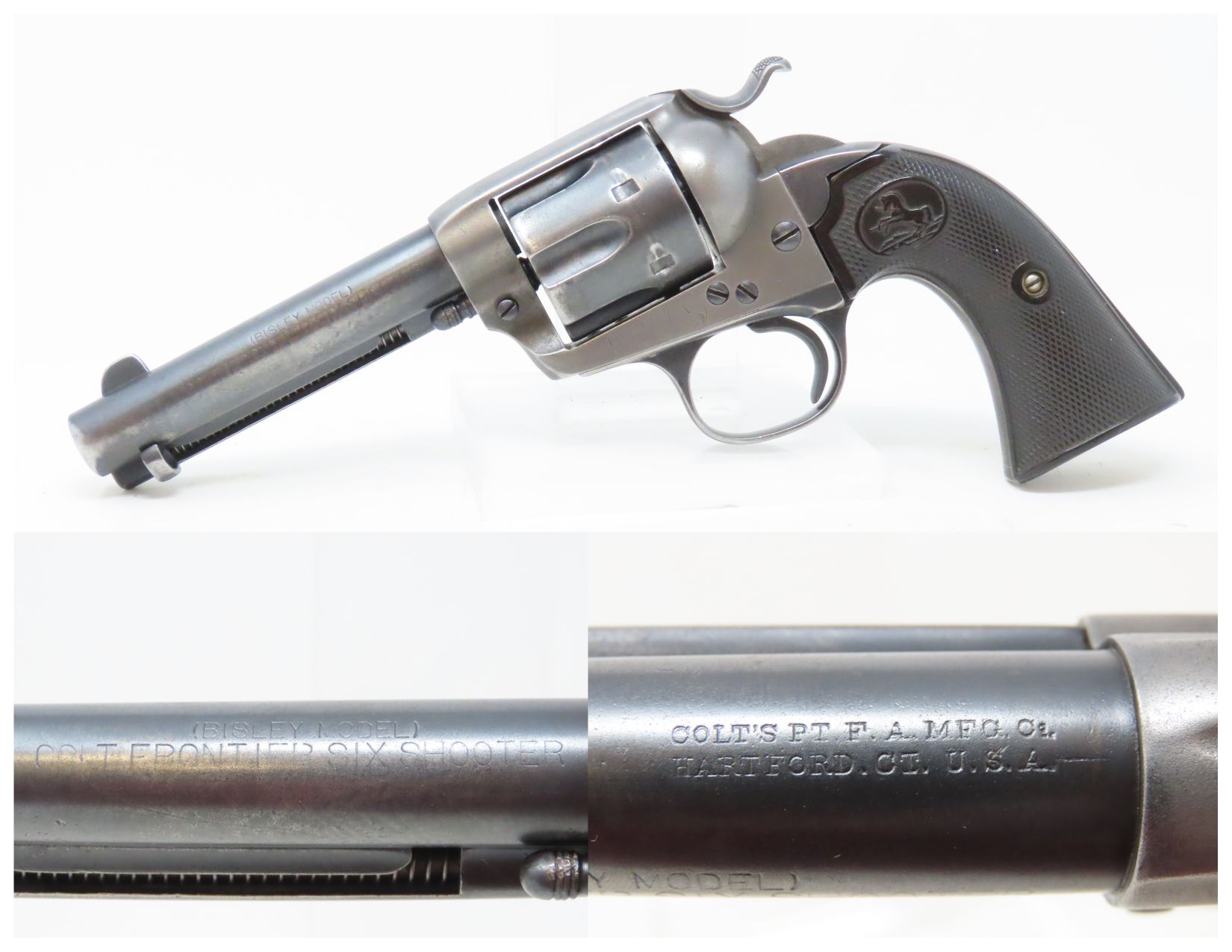 Colt Bisley Model Single Action Army Revolver 4.25.22 C&RAntique001 ...