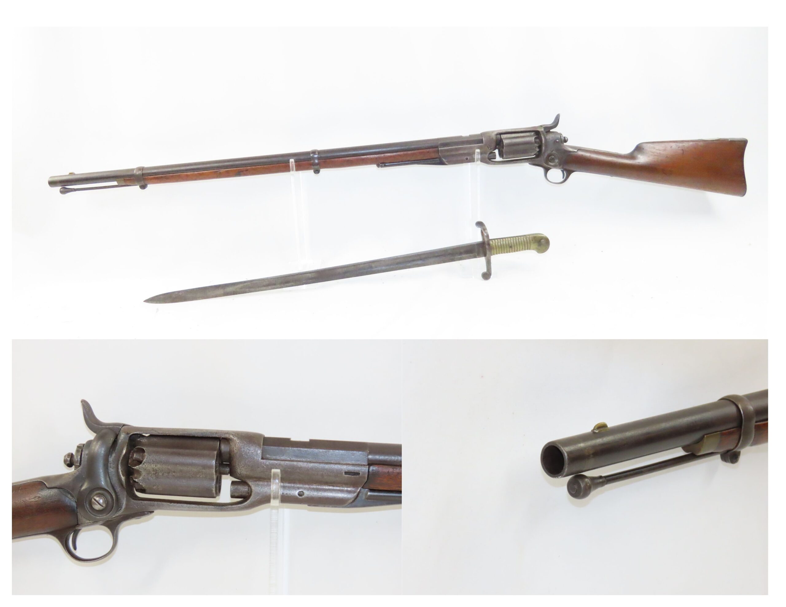 Colt Model 1855 Full Stock Military Percussion Revolving Rifle with ...