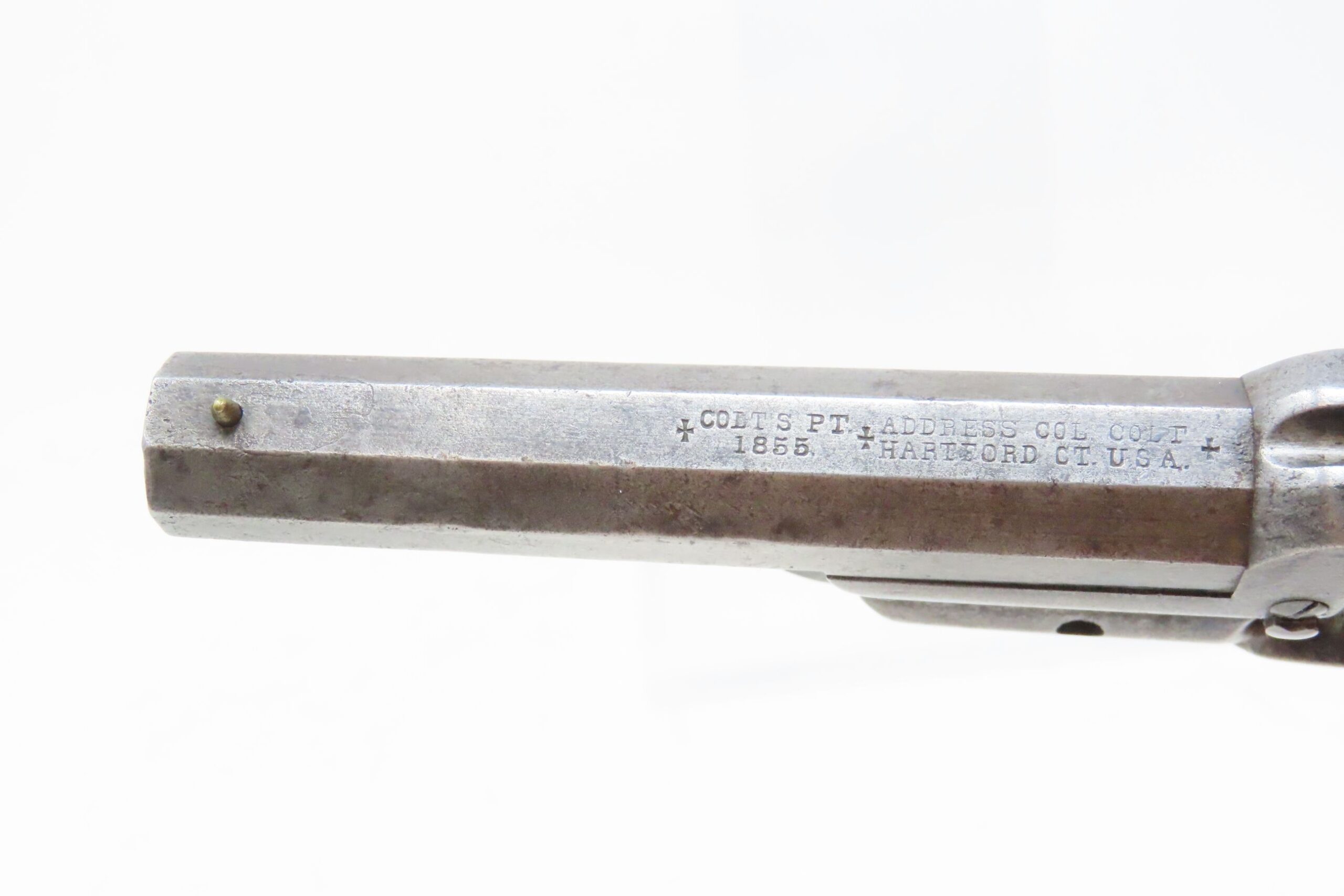 Colt Model 1855 Side Hammer Root Pocket Revolver 6.02.22 C&RAntique010 ...