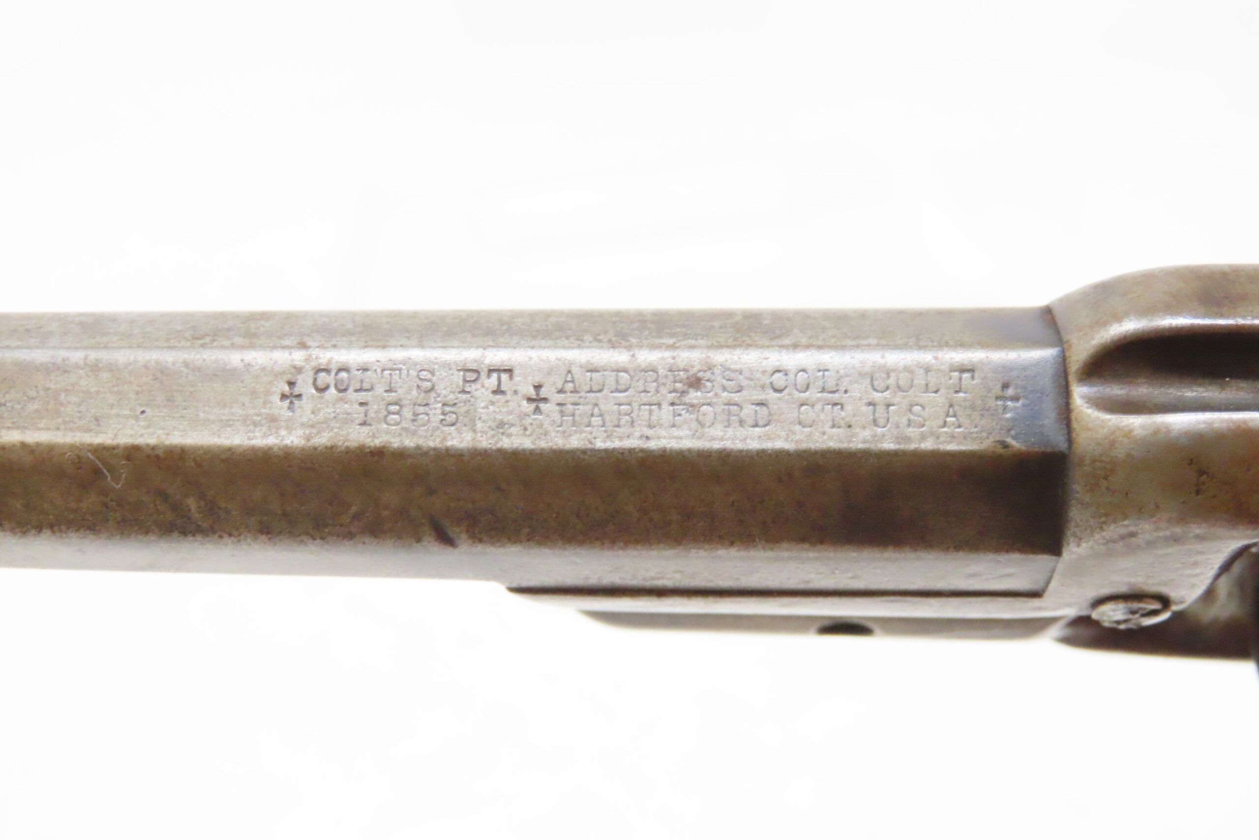Colt Model 1855 Side Hammer Root Pocket Revolver 6.10 C&RAntique009 ...