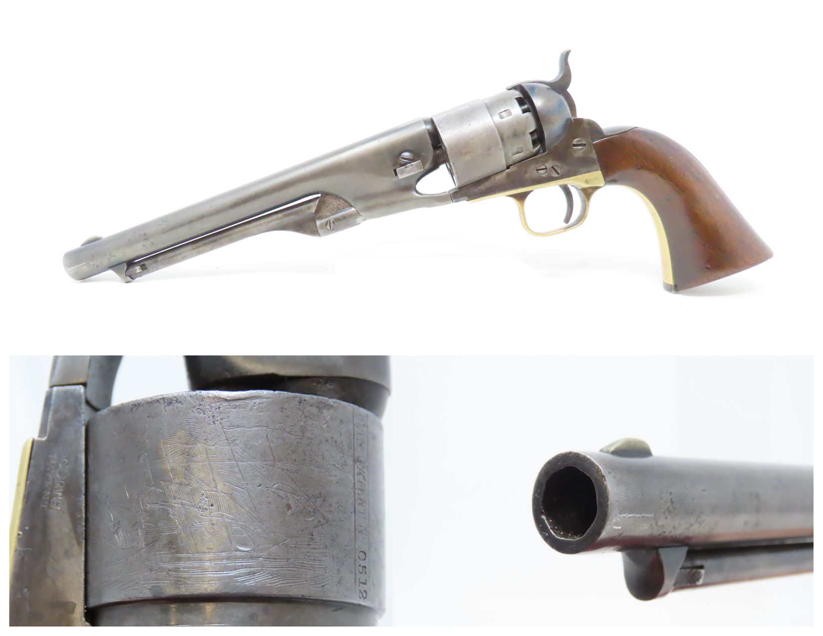 Colt Model 1860 Army Revolver 4.14.22 C&RAntique001 | Ancestry Guns