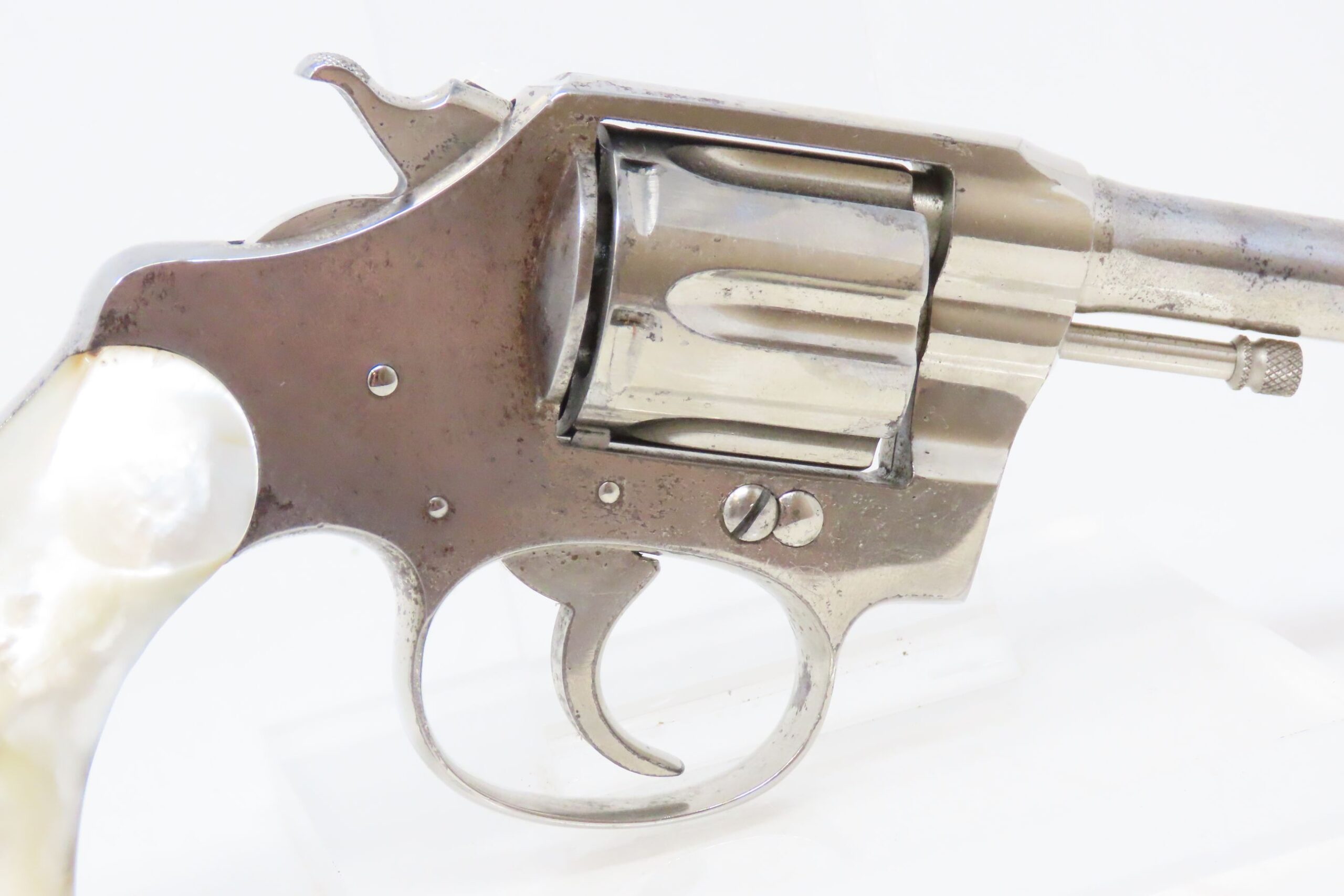 Colt Police Positive Revolver with Pearl Grips 5.13.22 C&RAntique017 ...