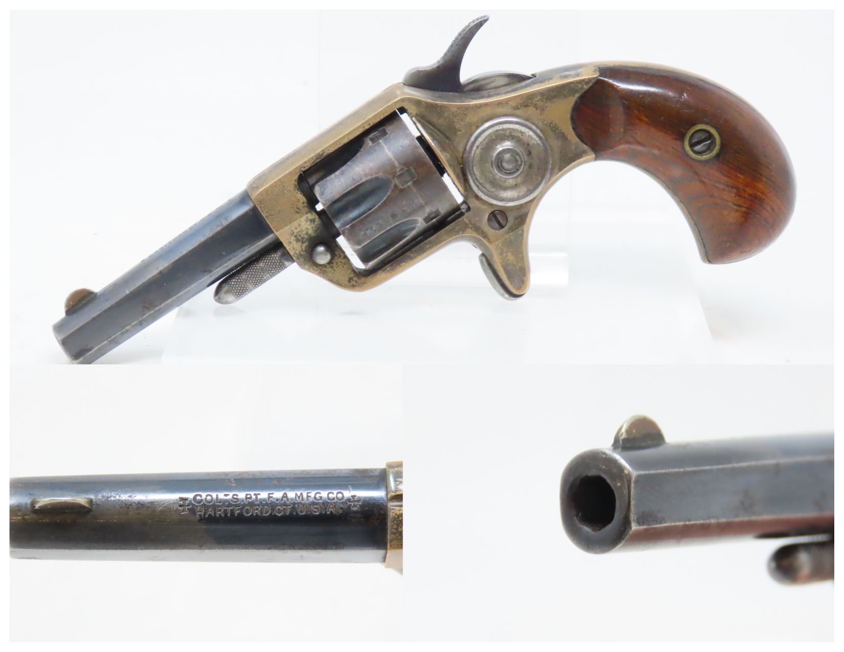 Early Production Three Digit Serialized Colt New Line 22 Revolver 5.3. ...