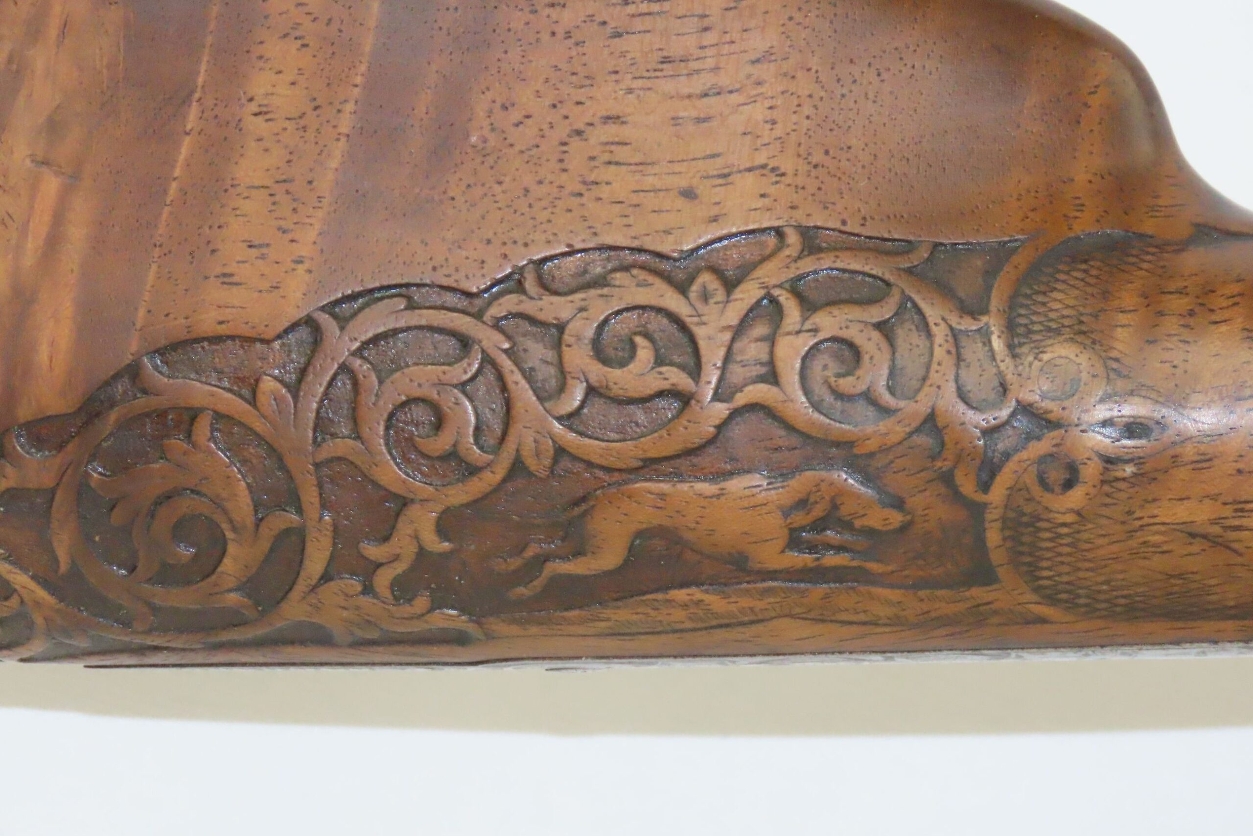 Engraved French Shotgun with Carved Stock 5.12.22 C&RAntique016 ...