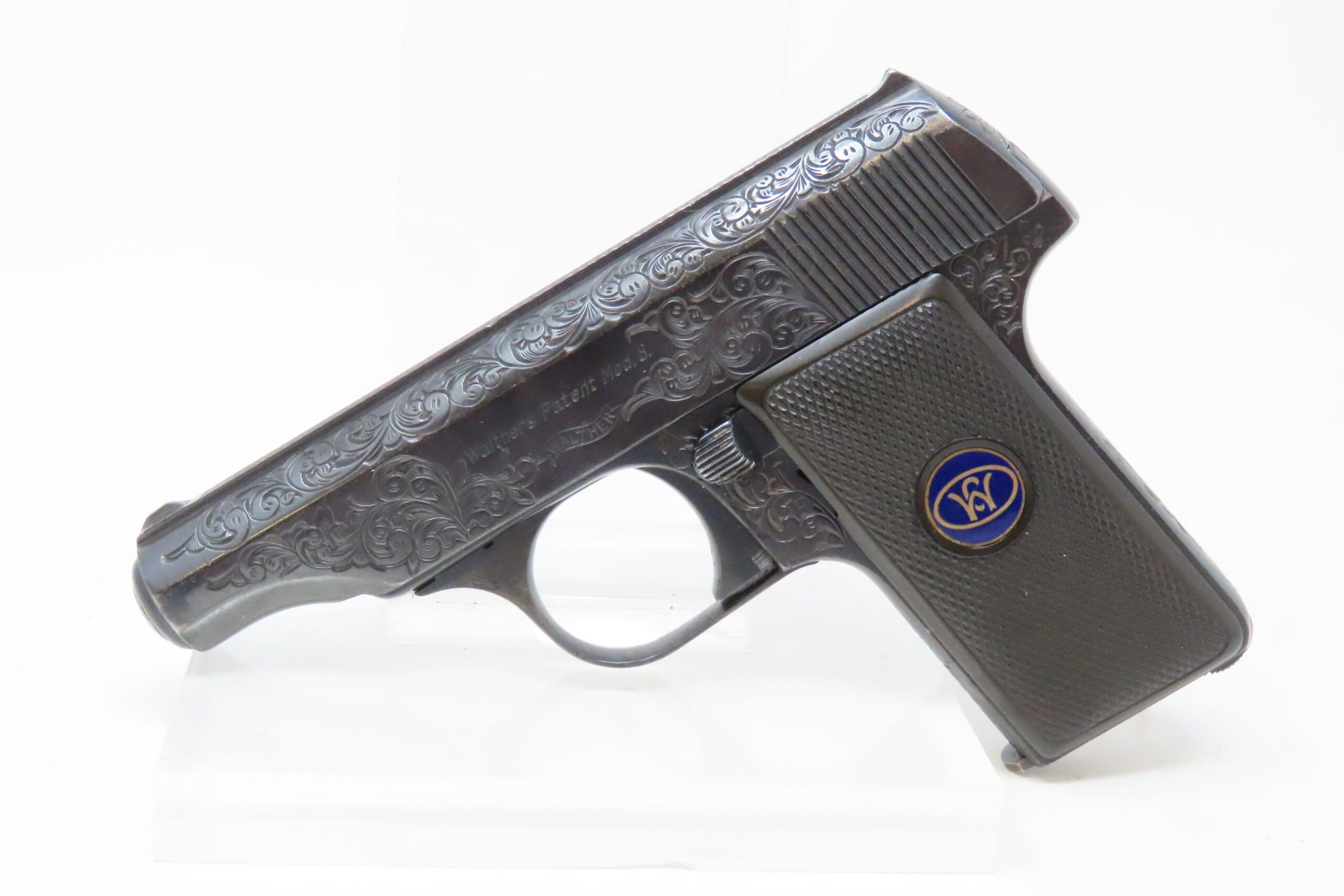 Engraved Walther Model 8 Pistol 4.25.22 C&RAntique002 | Ancestry Guns