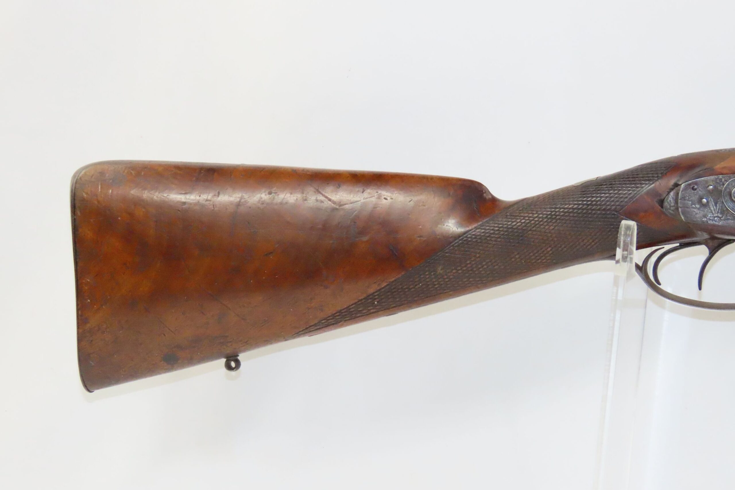 Game Scene Engraved French Double Barrel Shotgun 5.26.22 C&RAntique017 ...