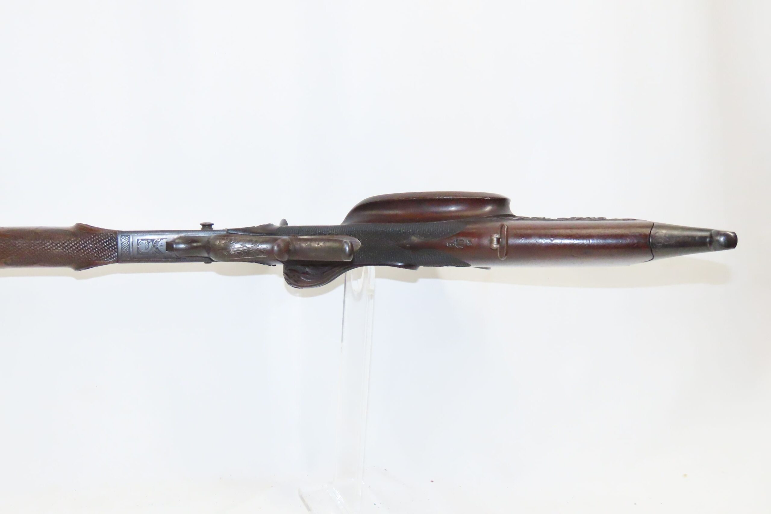 Panel Scene Engraved German Martini Action Zimmerstutzen Rifle with ...