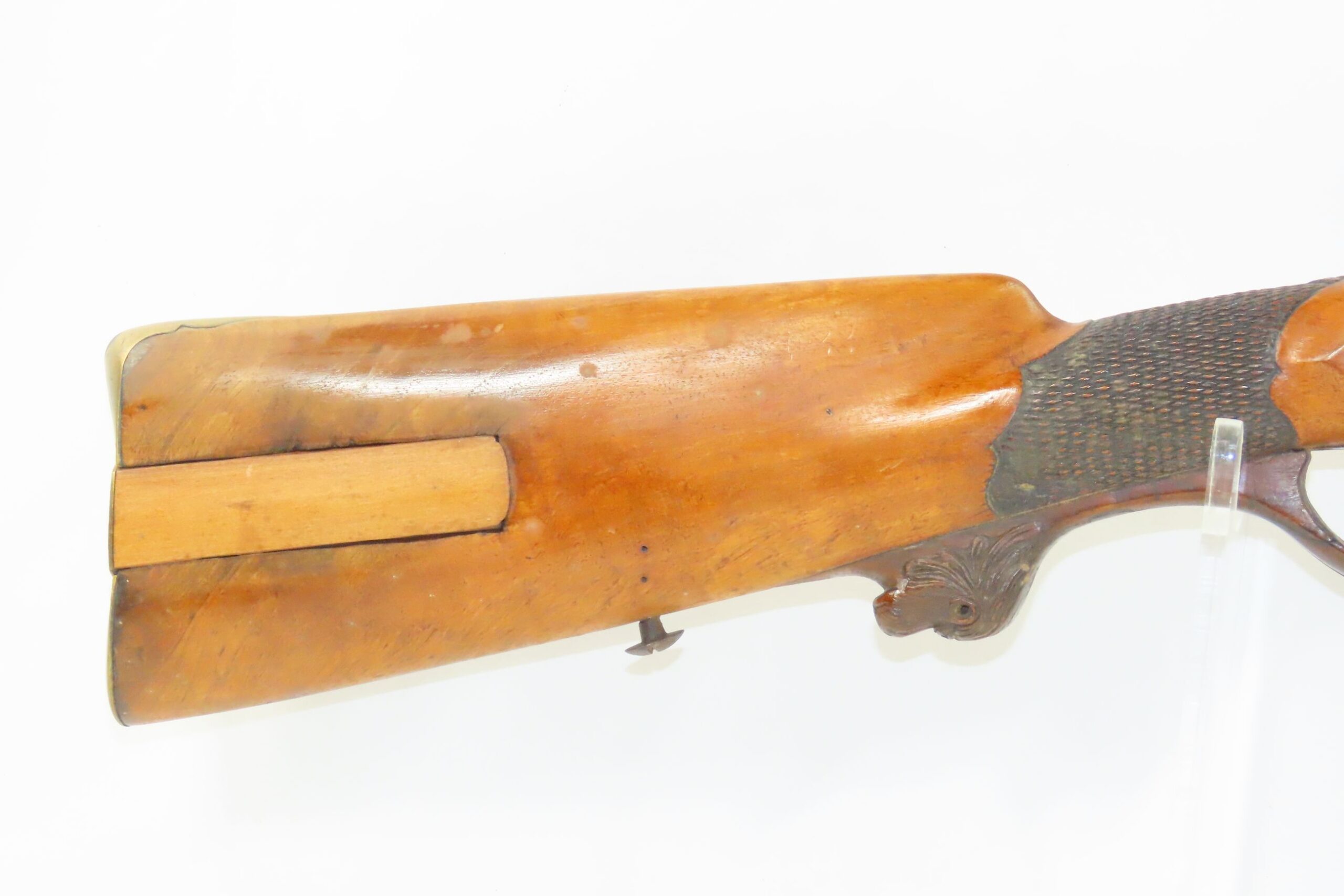 Short Jaeger Rifle with Carved Stock 5.26.22 C&RAntique003 | Ancestry Guns