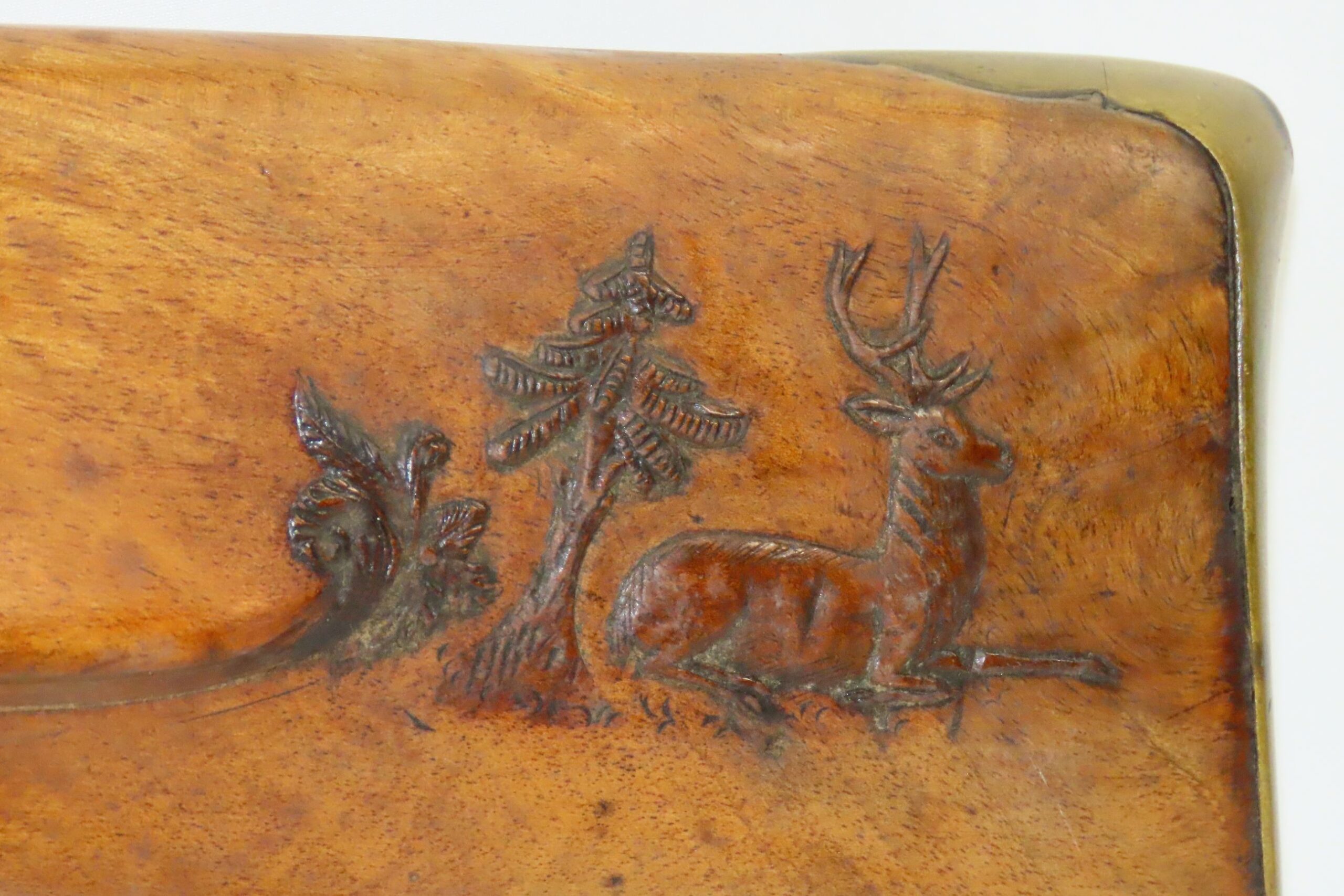 Short Jaeger Rifle with Carved Stock 5.26.22 C&RAntique012 | Ancestry Guns