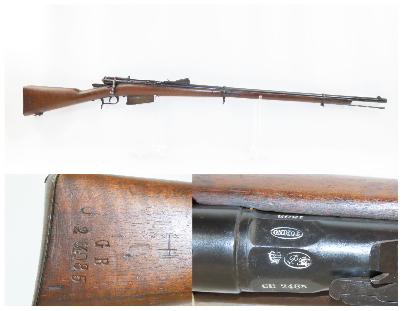 Torino Vetterli Rifle 6.08.22 C&RAntique001 | Ancestry Guns