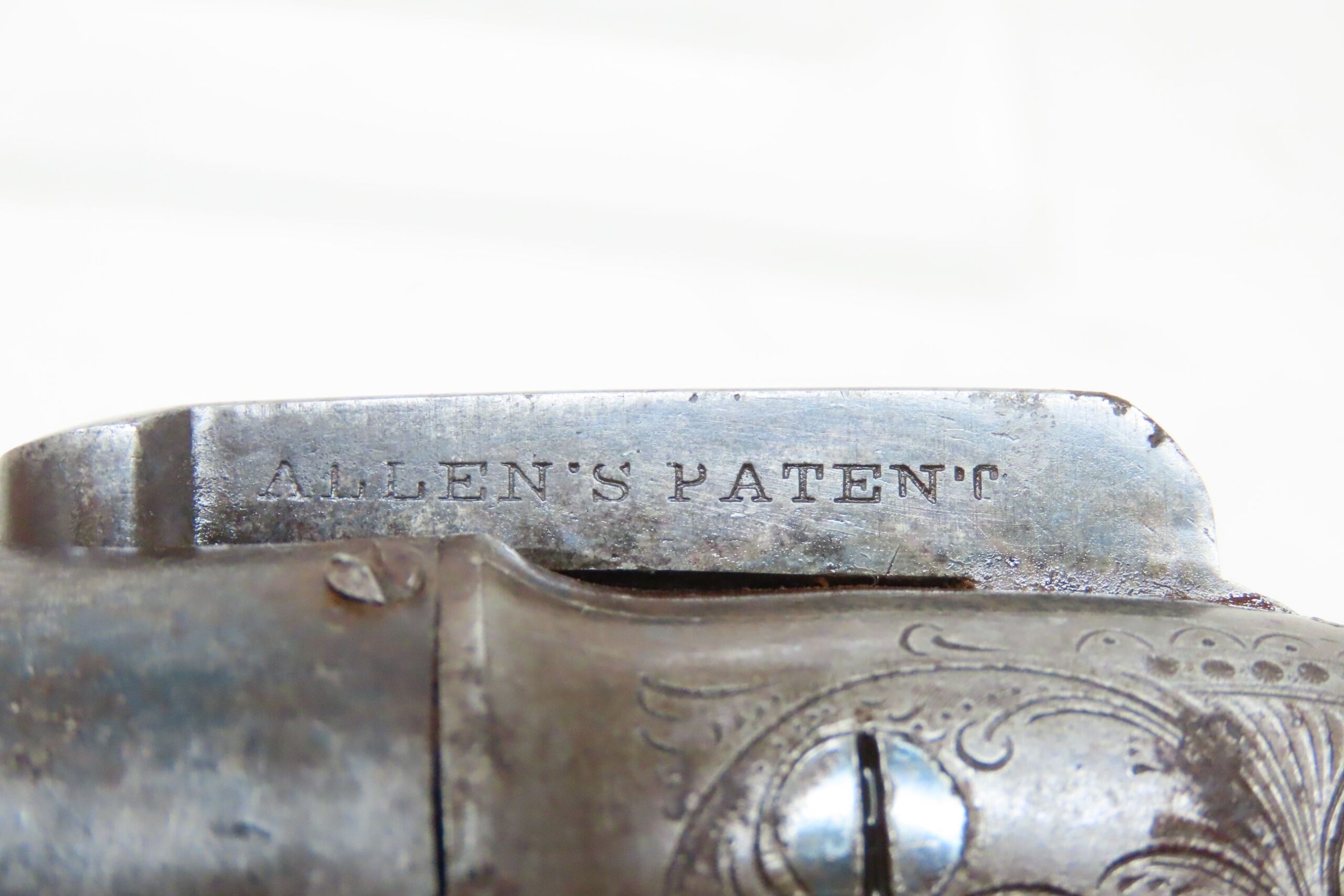 Tryon Marked Allen’s Patent Pepperbox 7.7 C&RAntique006 | Ancestry Guns