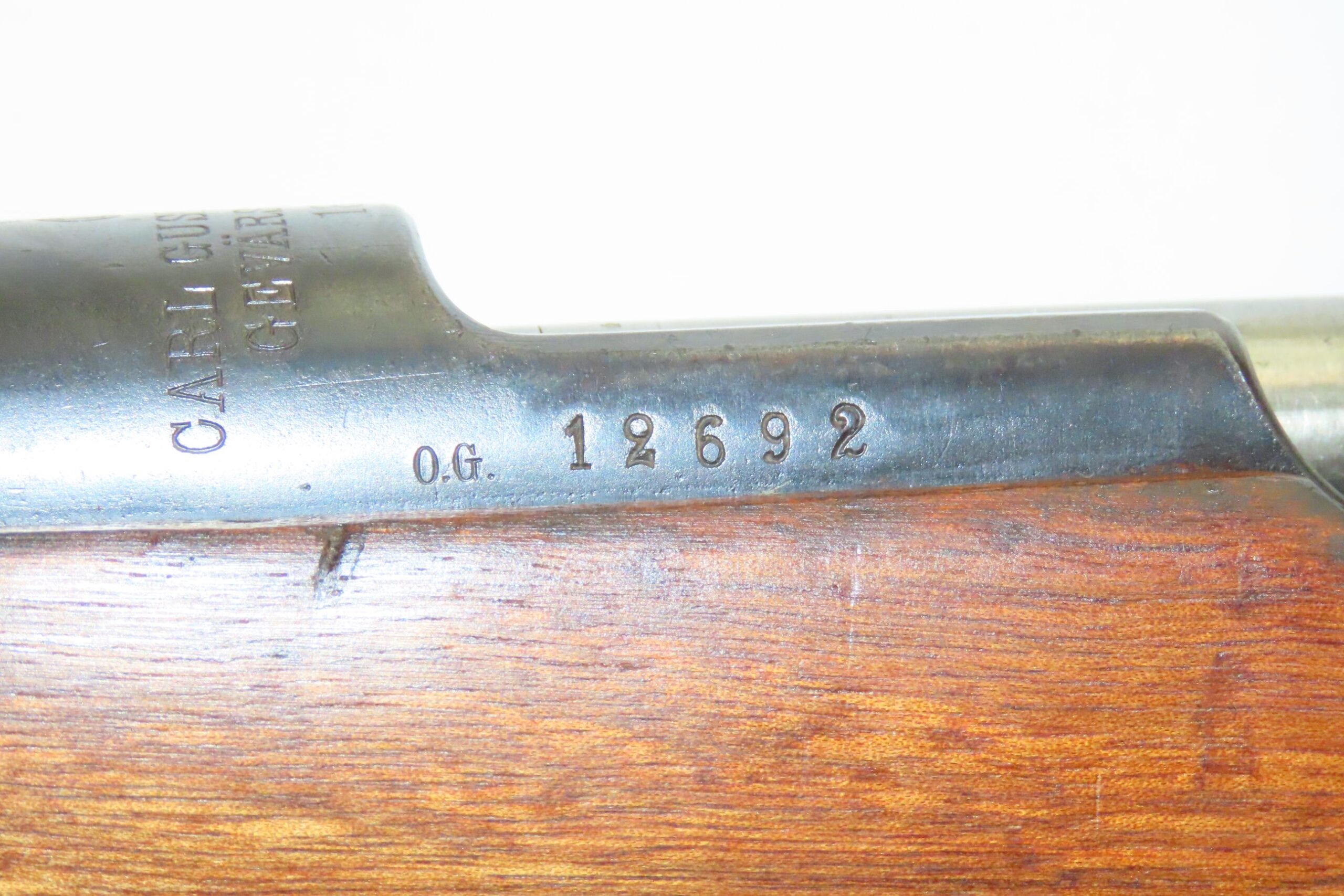 swedish Carl Gustaf Model 1896 Mauser Rifle 6.23 C&RAntique017 ...