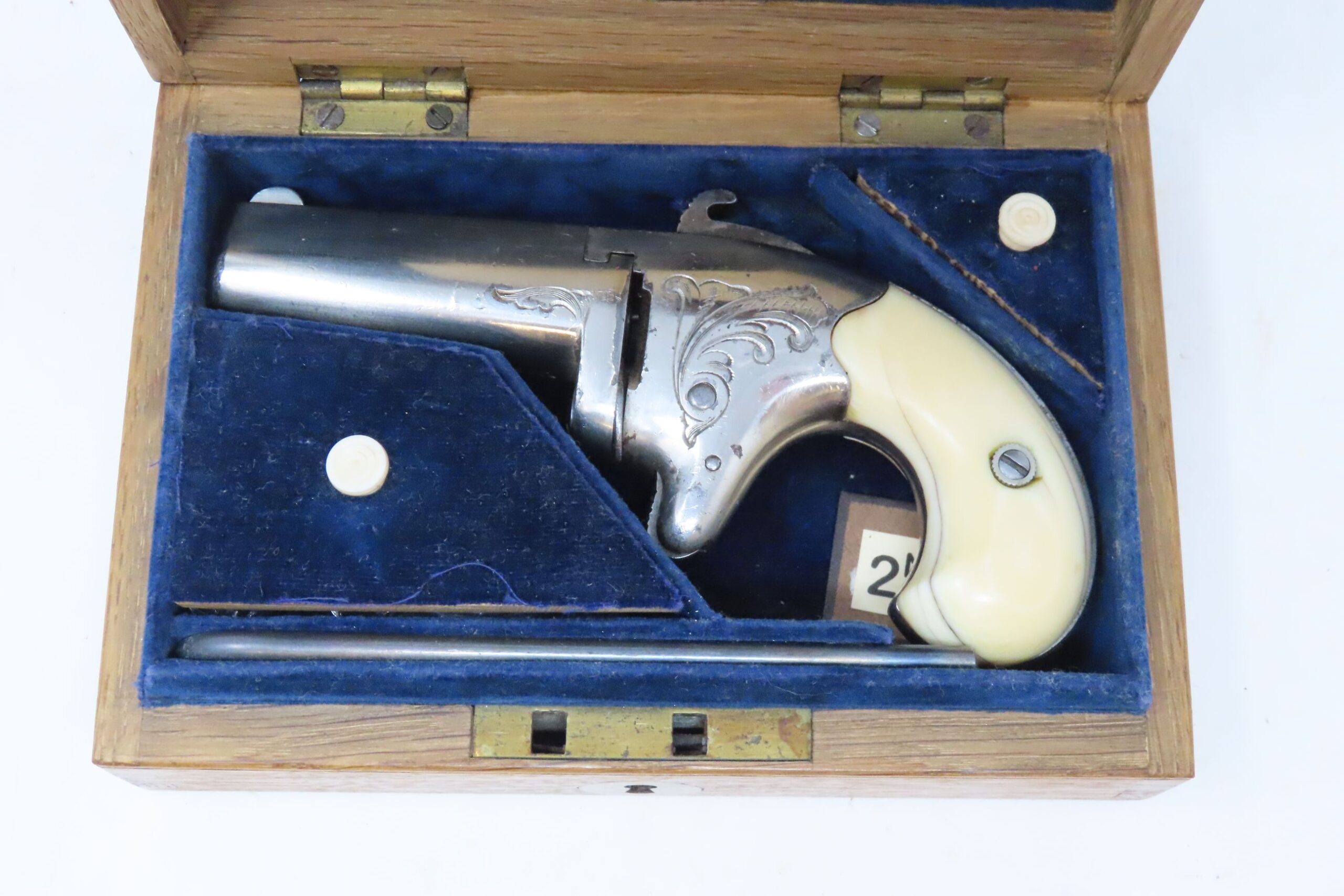 Cased British Proofed Colt No. 2 Derringer 8.22 C&RAntique004 ...