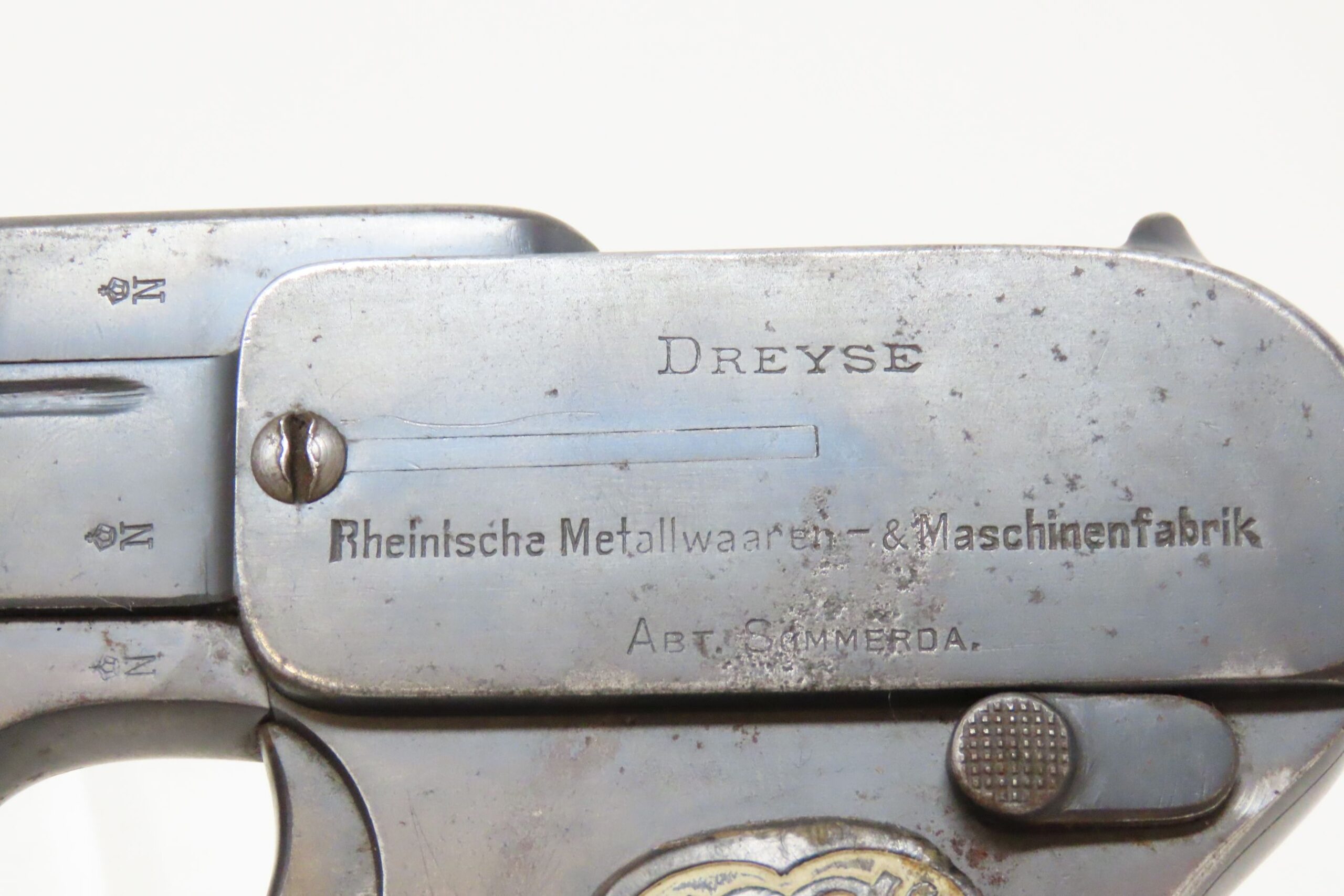 Dreyse Model 1907 Pistol 8.25 C&RAntique006 | Ancestry Guns
