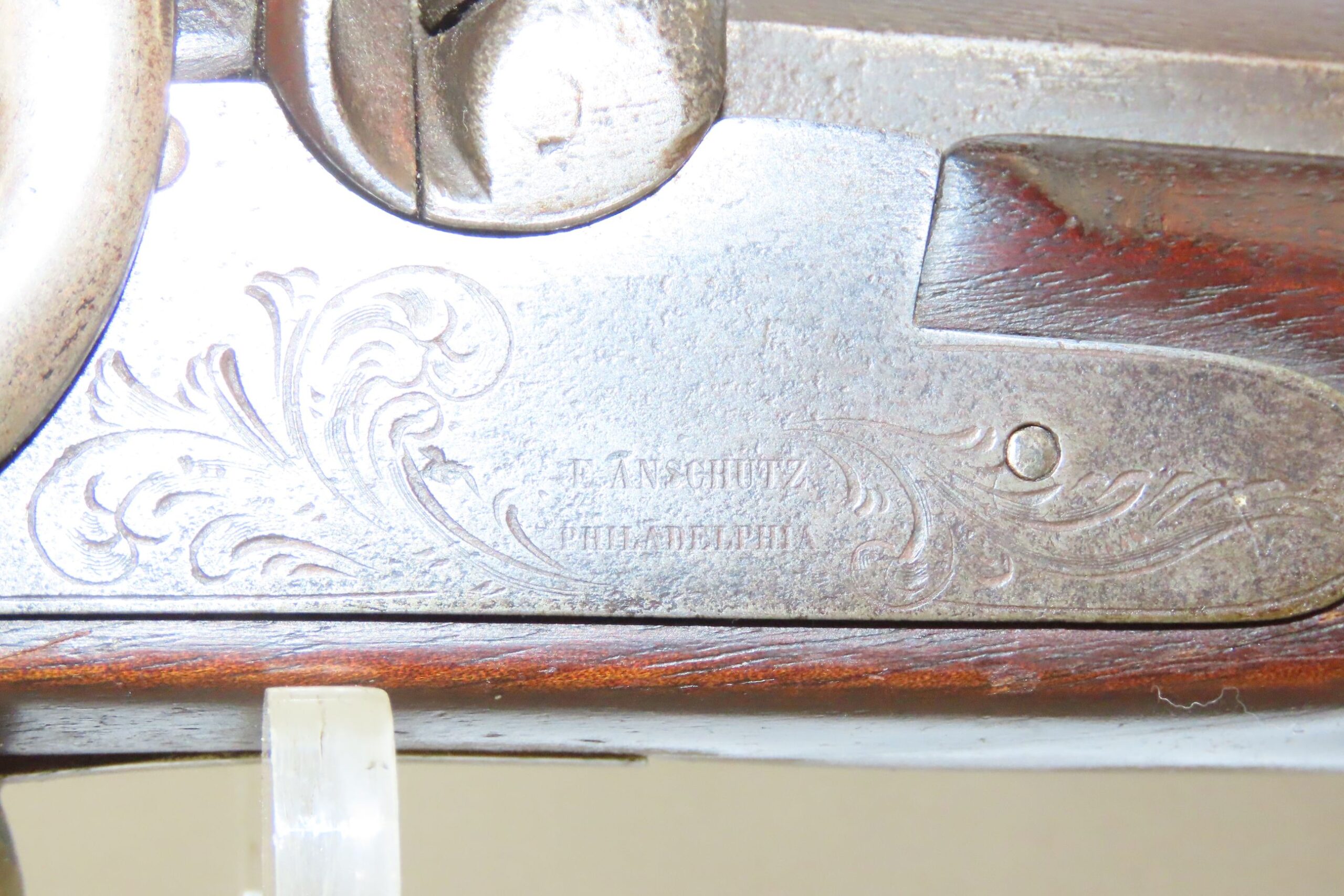 Edward Anschutz Philadelphia Half Stock Rifle 4.20.22 C&RAntique006 ...