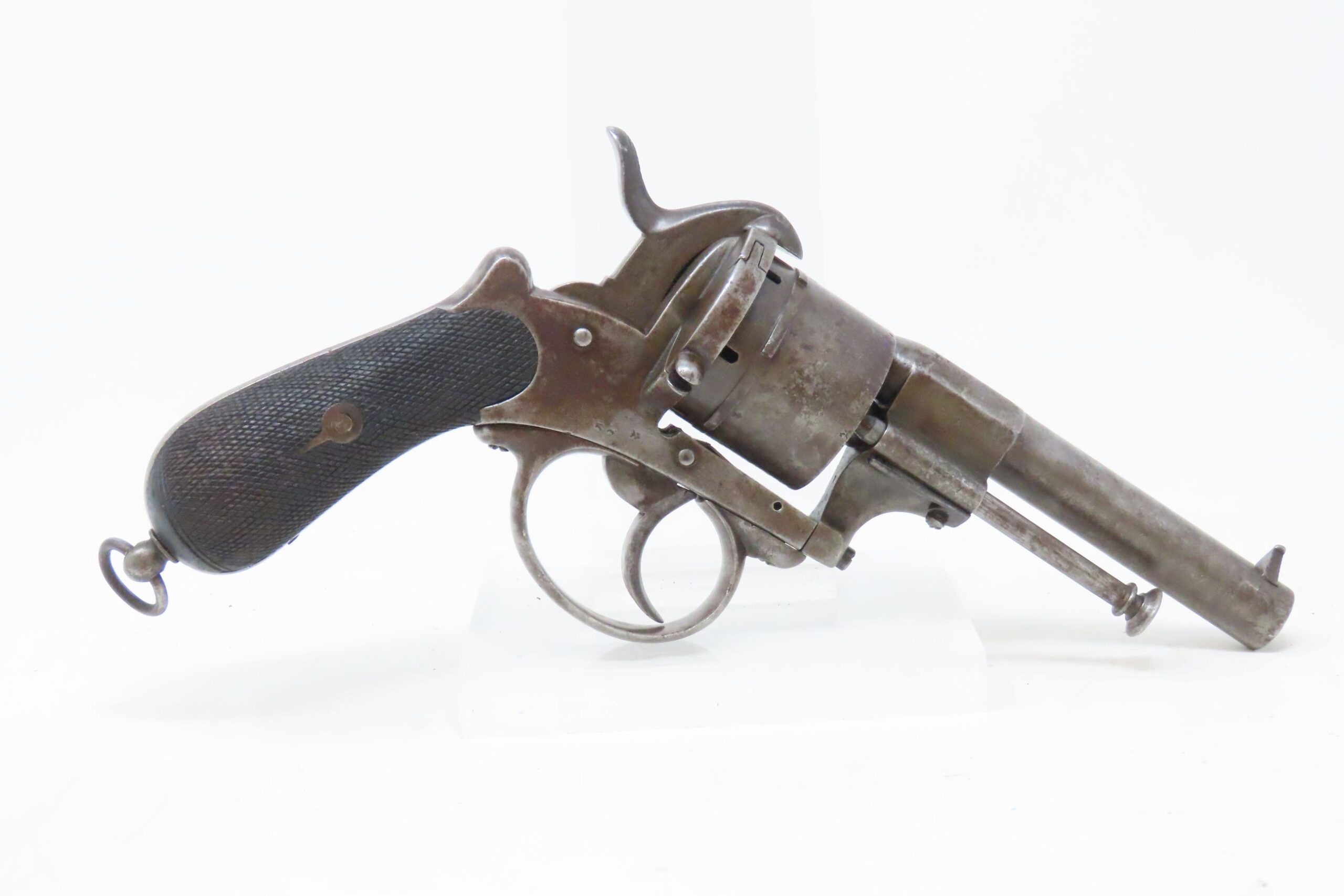 European Pinfire Double Action Revolver 4.13.22 C&RAntique016 ...