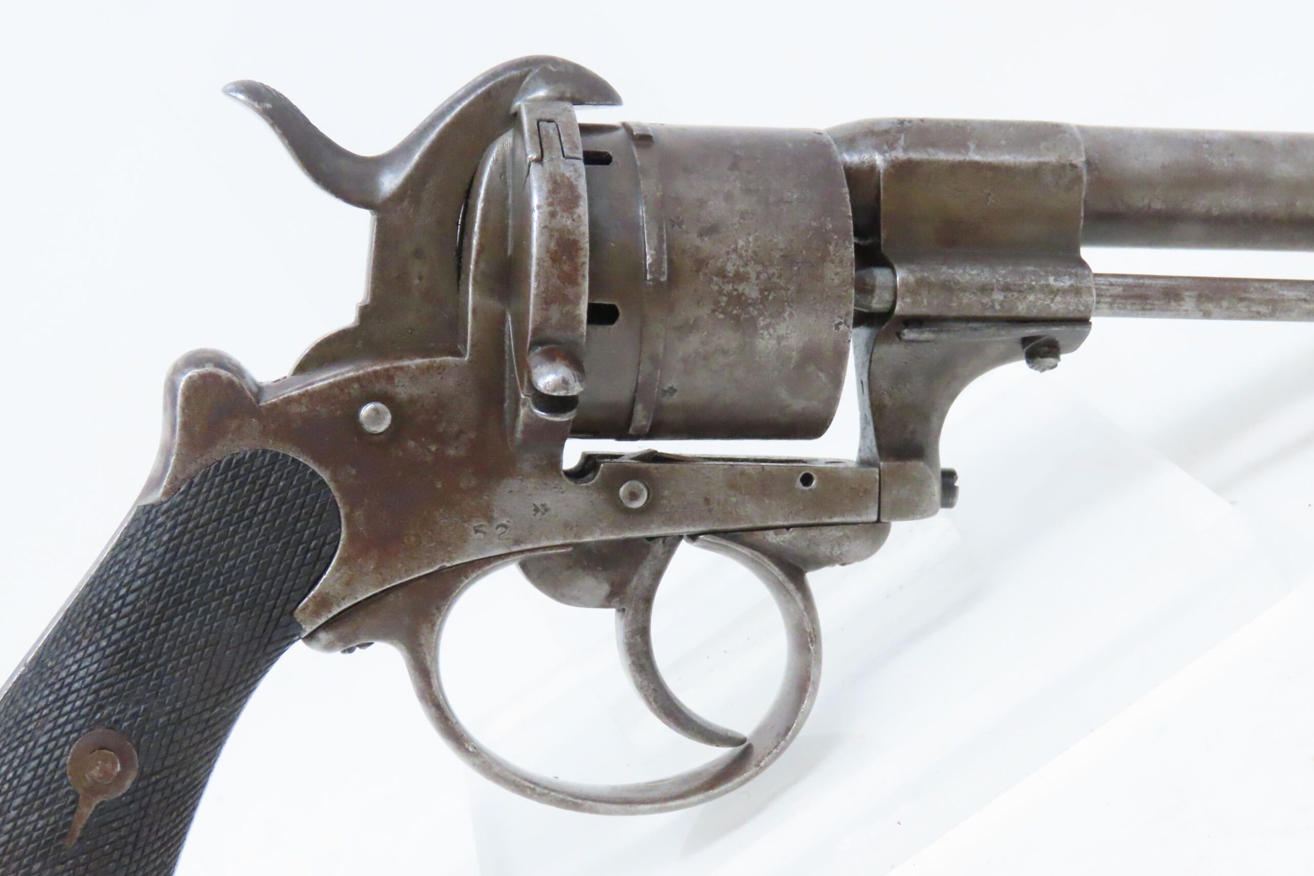 European Pinfire Double Action Revolver 4.13.22 C&RAntique018 ...