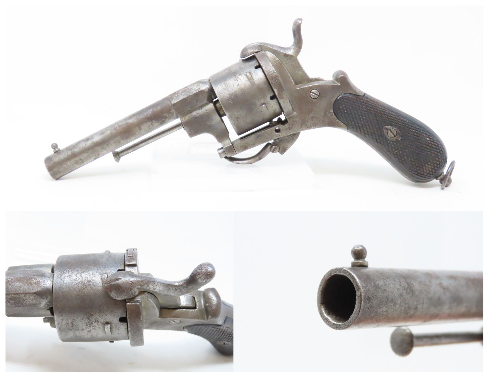 European Pinfire Revolver 6.13 C&RAntique001 | Ancestry Guns