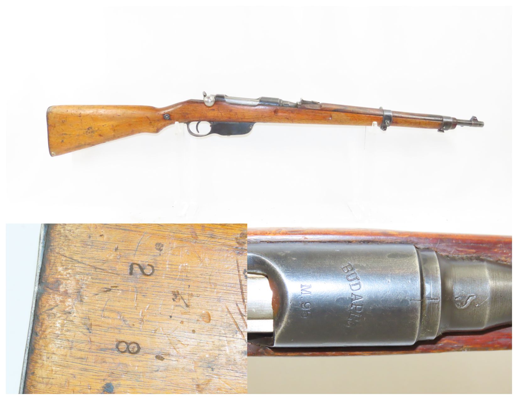Hungarian M95 Mannlicher Straight Pull Carbine 6.23 C&RAntique001 ...