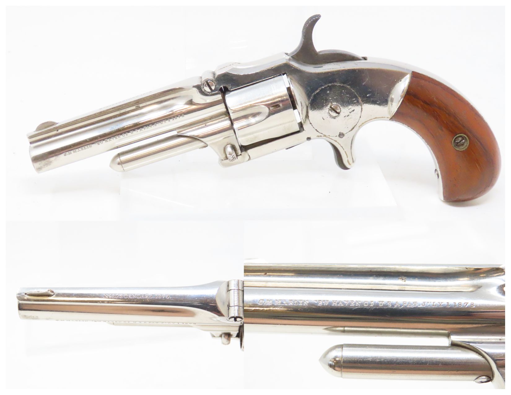Marlin No. 32 Standard 1875 Revolver 6.10 C&RAntique001 | Ancestry Guns