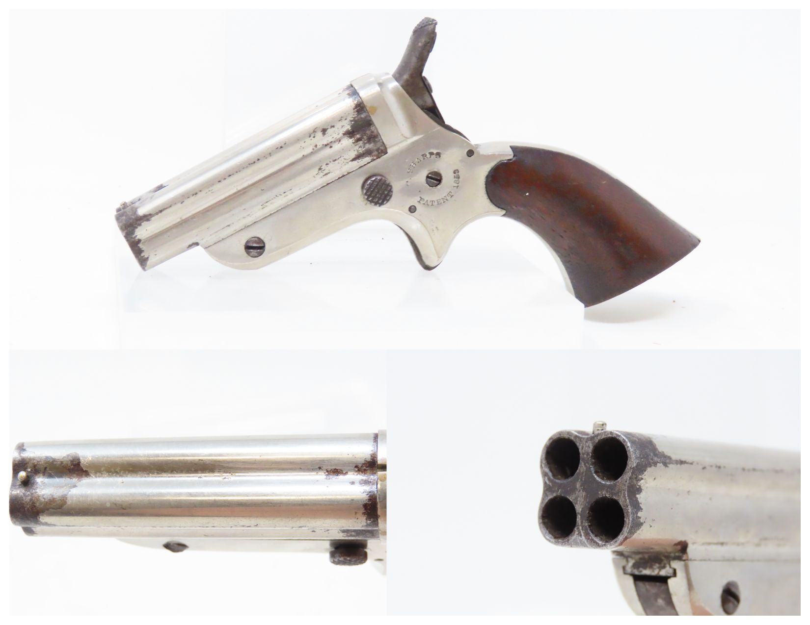Sharps Model 1 Pepperbox 6.07.22 C&RAntique001 | Ancestry Guns