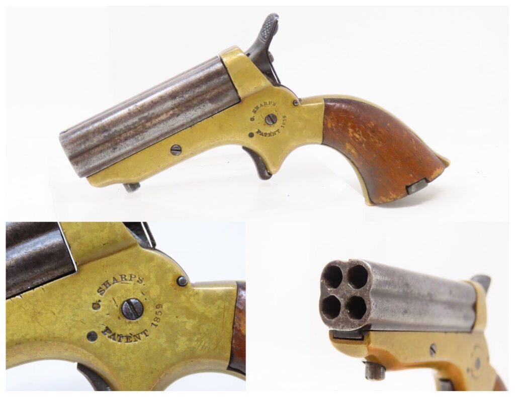 Sharps Model 1 Pepperbox Pistol 6.10 C&RAntique001 | Ancestry Guns