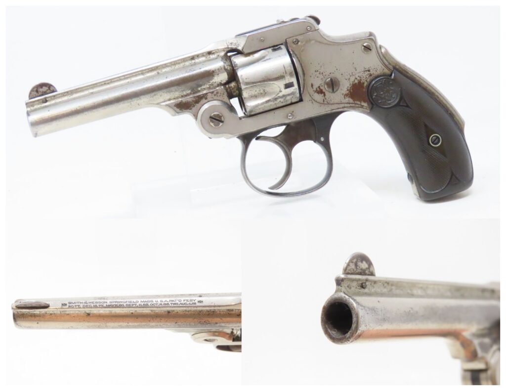 Smith & Wesson .32 Safety Hammerless First Model Revovler 6.01.22 C ...
