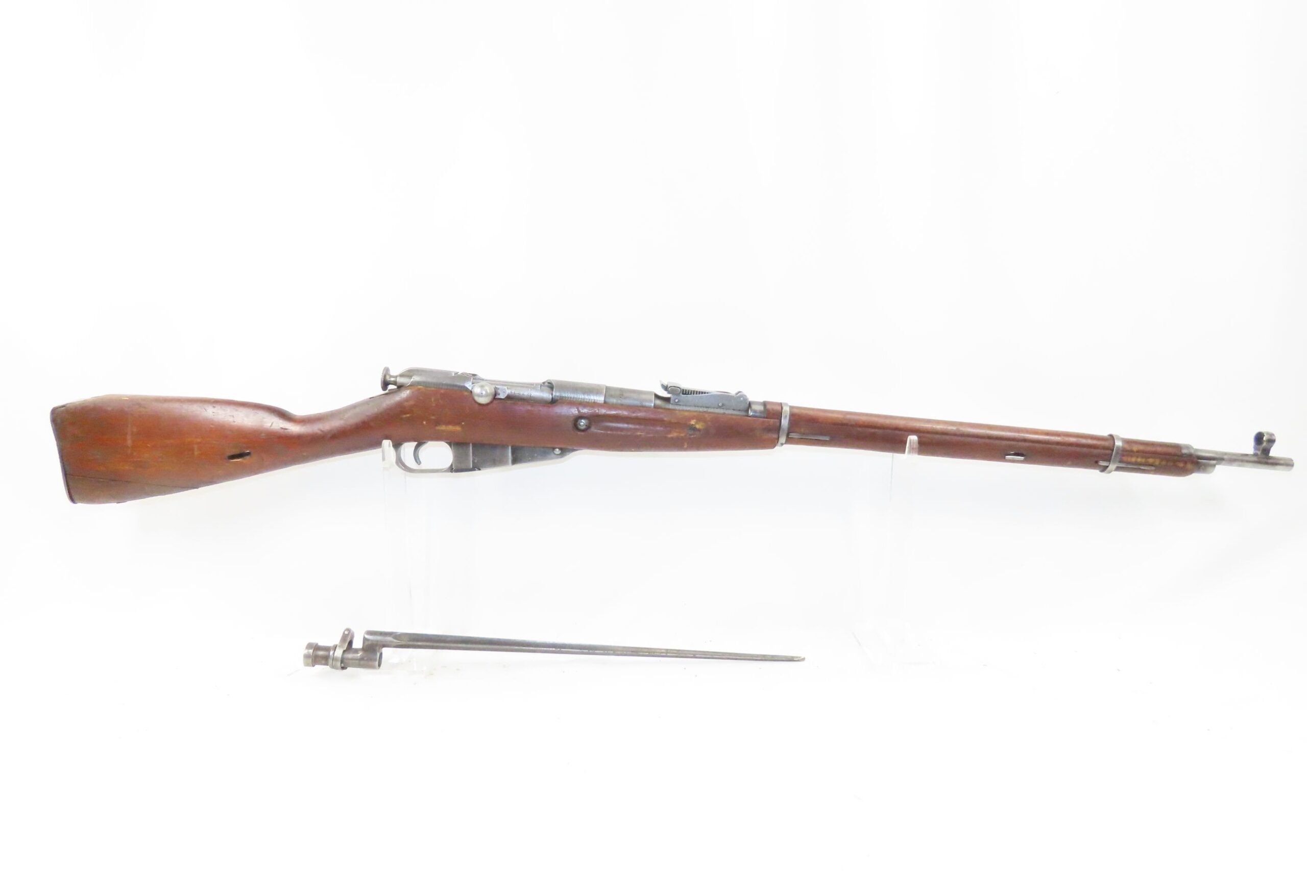 Soviet Izhevsk Model 91 30 Mosin Nagant Rifle with bayonet 6.23 C ...