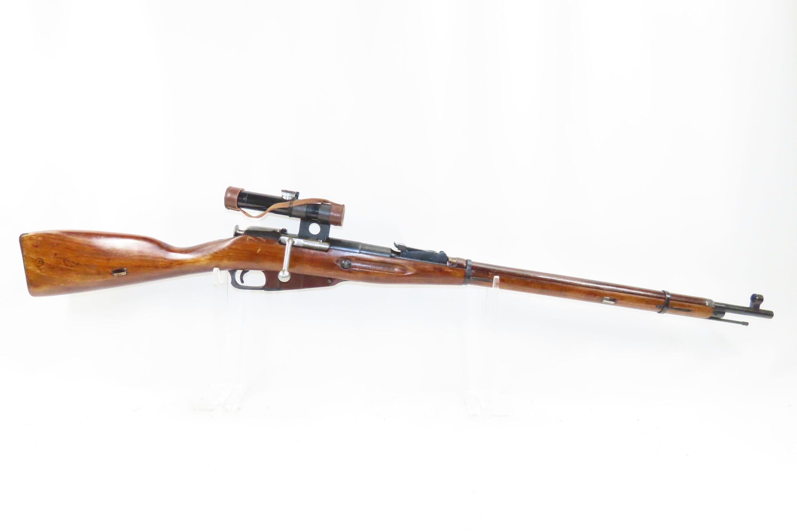 Soviet Izhevsk Model 91 30 Mosin Nagant Sniper Rifle with Scope 6.23 C ...