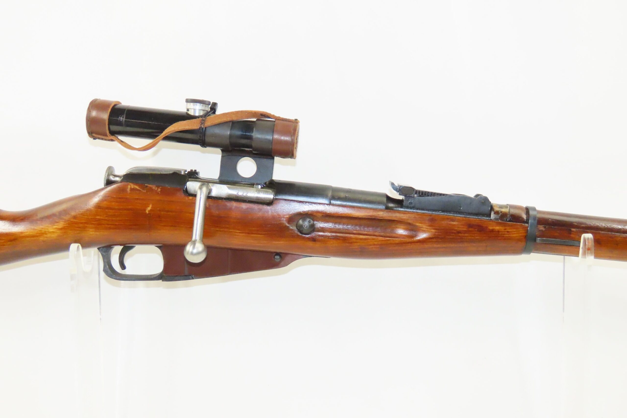 Soviet Izhevsk Model 91 30 Mosin Nagant Sniper Rifle with Scope 6.23 C ...