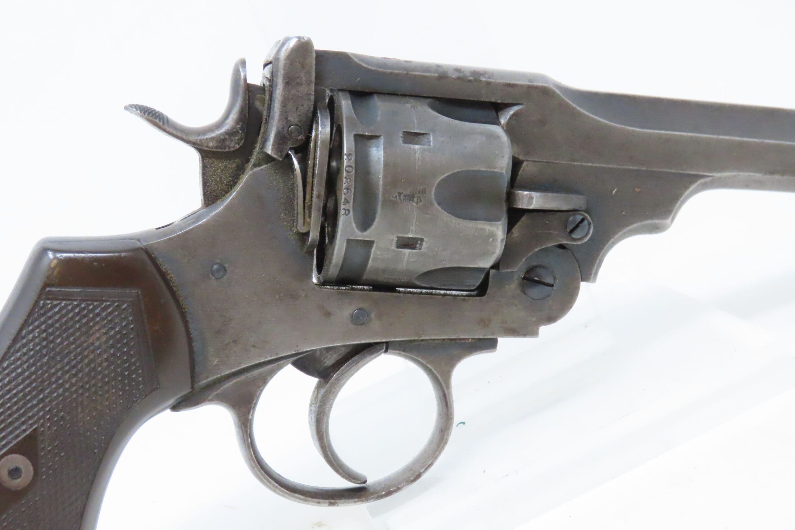 Webley Mark VI Revolver with Holster 8.25 C&RAntique023 | Ancestry Guns