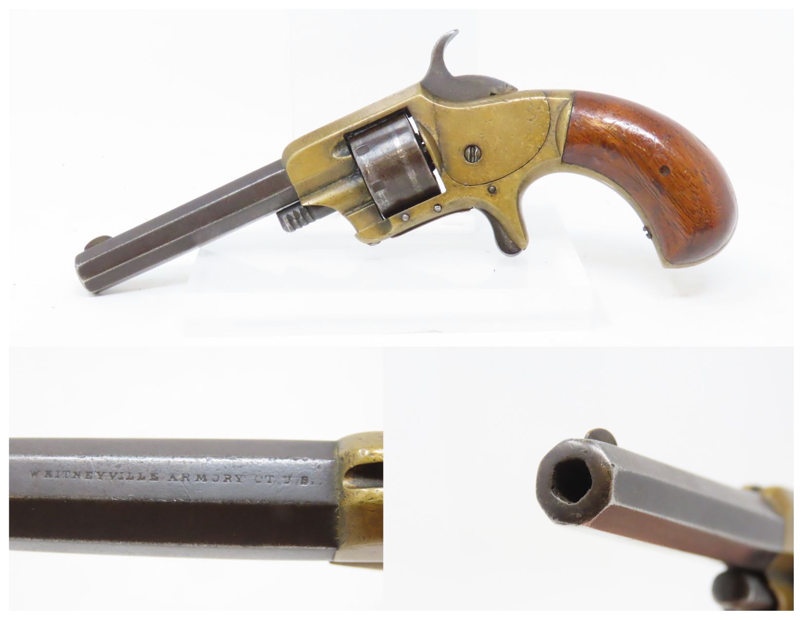 Whitney MOdel No. 1 Pocket Revolver 6.10 C&RAntique001 | Ancestry Guns